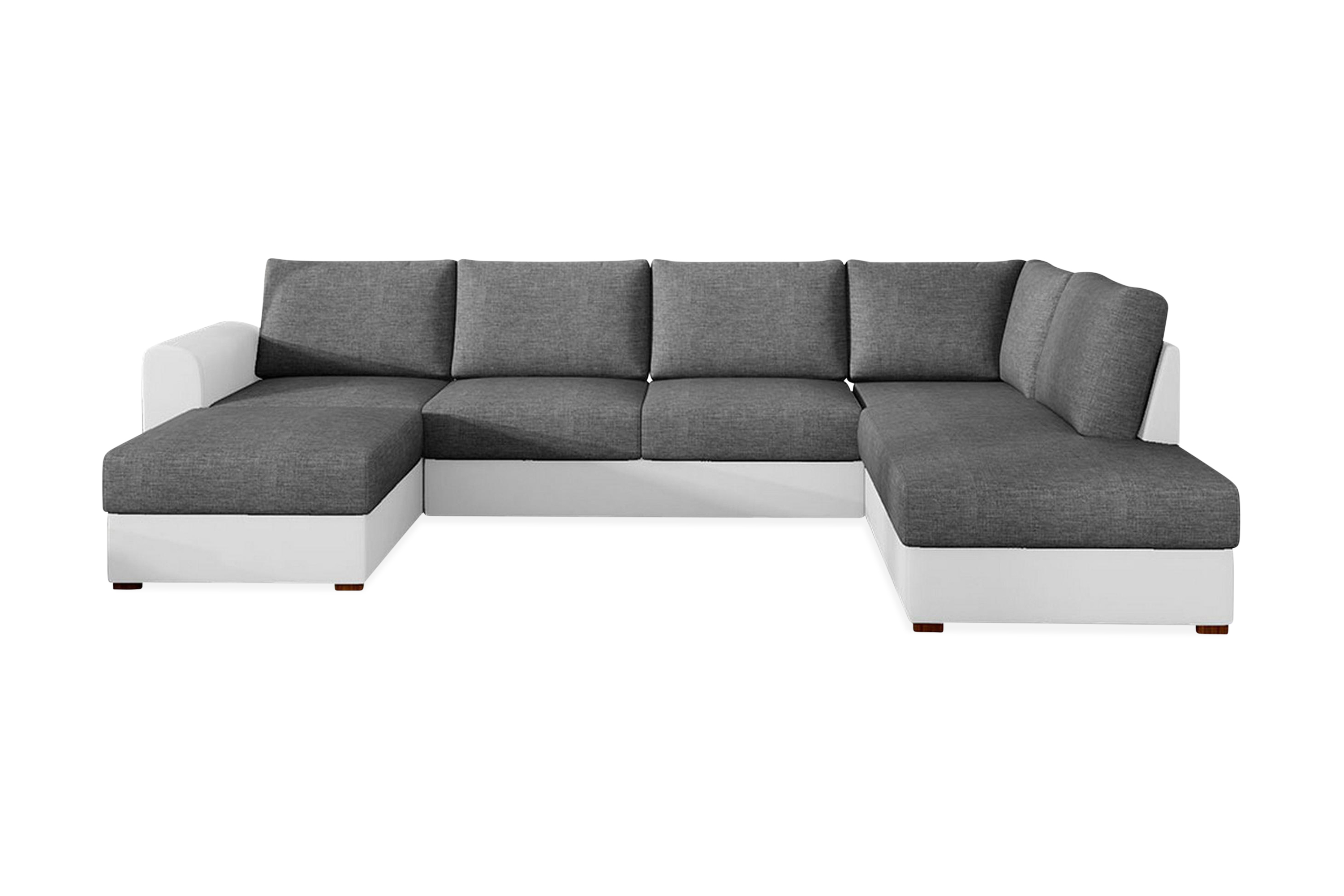 Scandinavian Choice Wilma U-Sovesofa Højre Grå & Hvid Grå/Hvid - Møbler ...