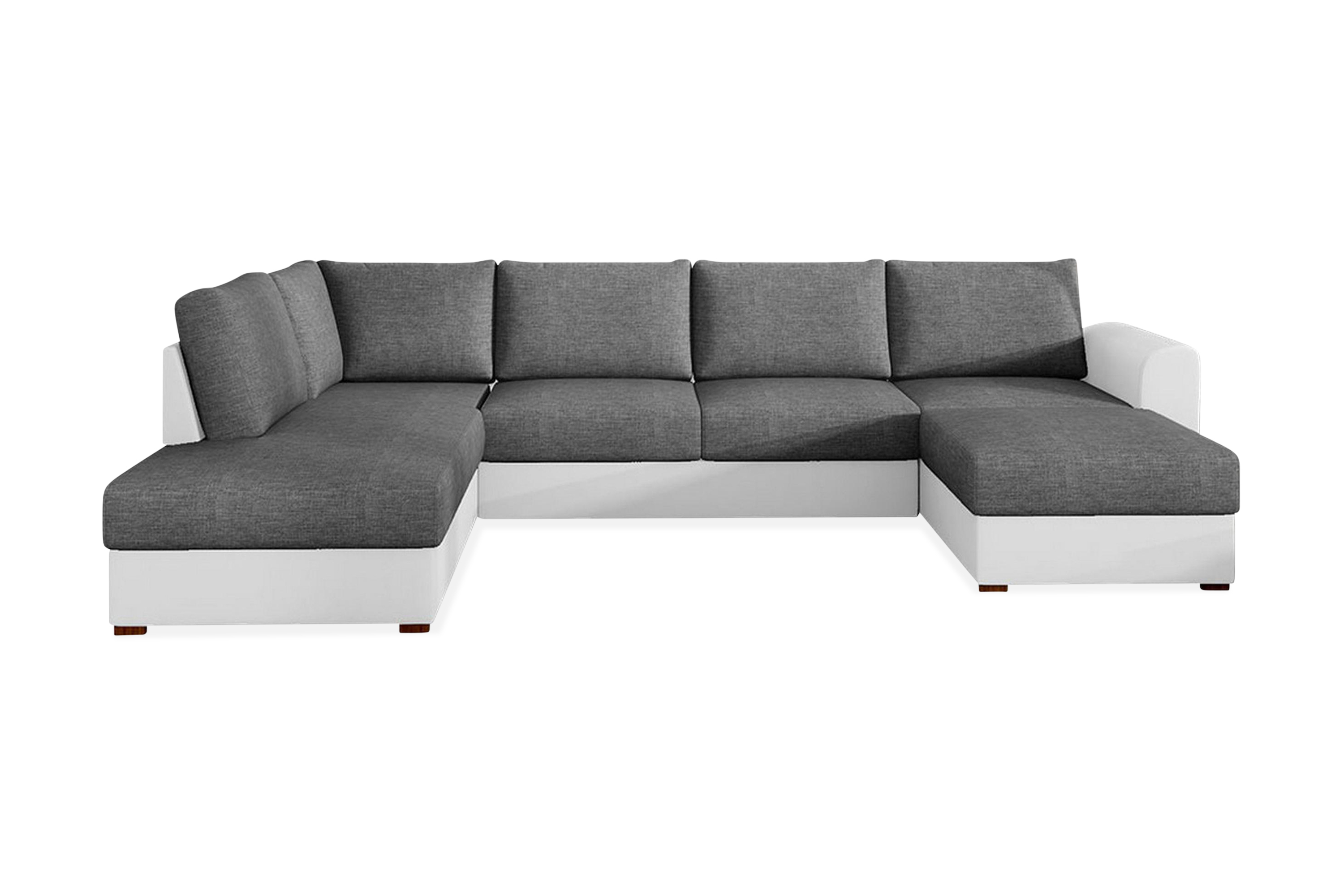 Scandinavian Choice Wilma U-Sovesofa Venstre Grå & Hvid Grå/Hvid ...