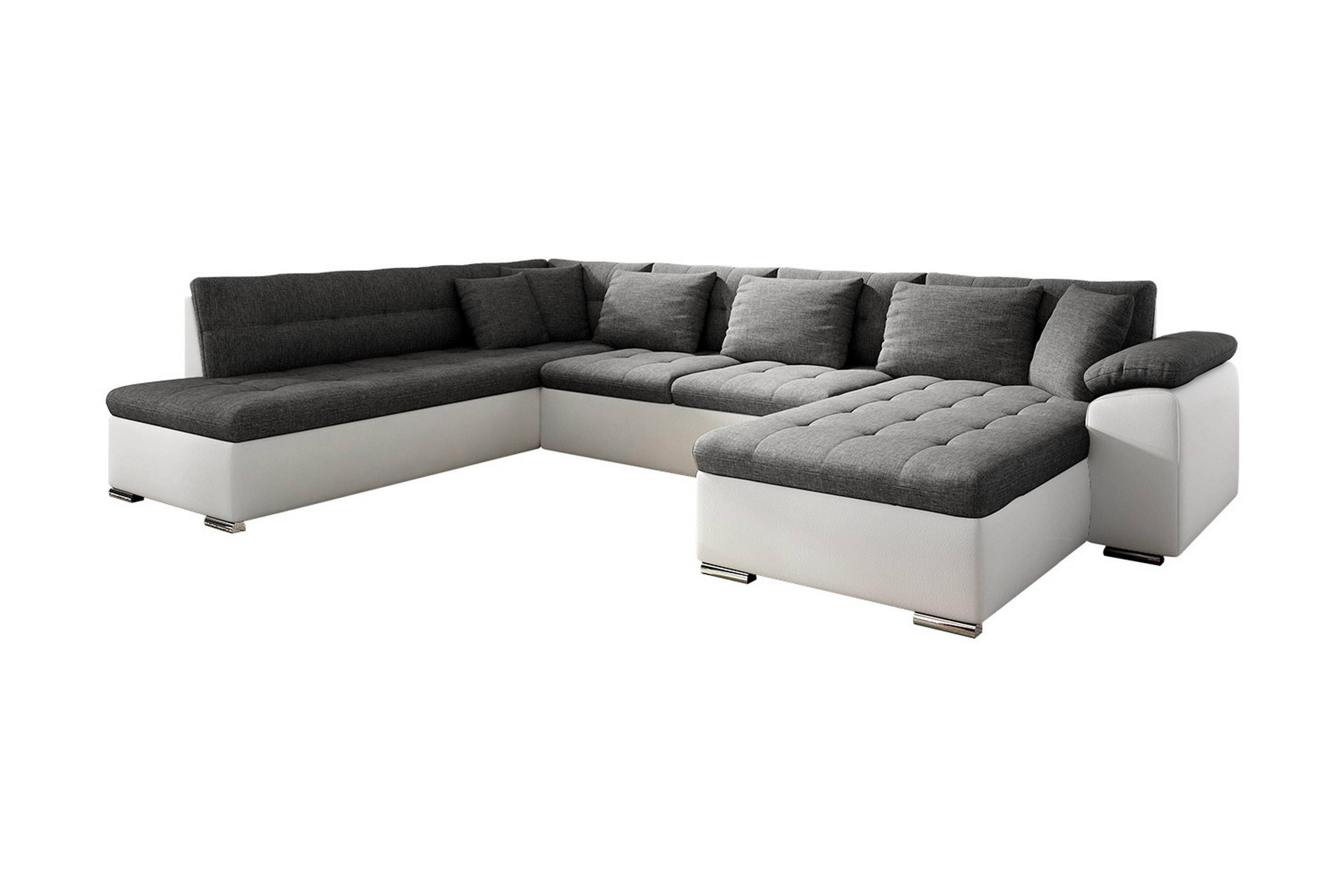 Majestic Furniture Niko U-sovesofa 350x205x76 cm Beige / Grå - Møbler ...