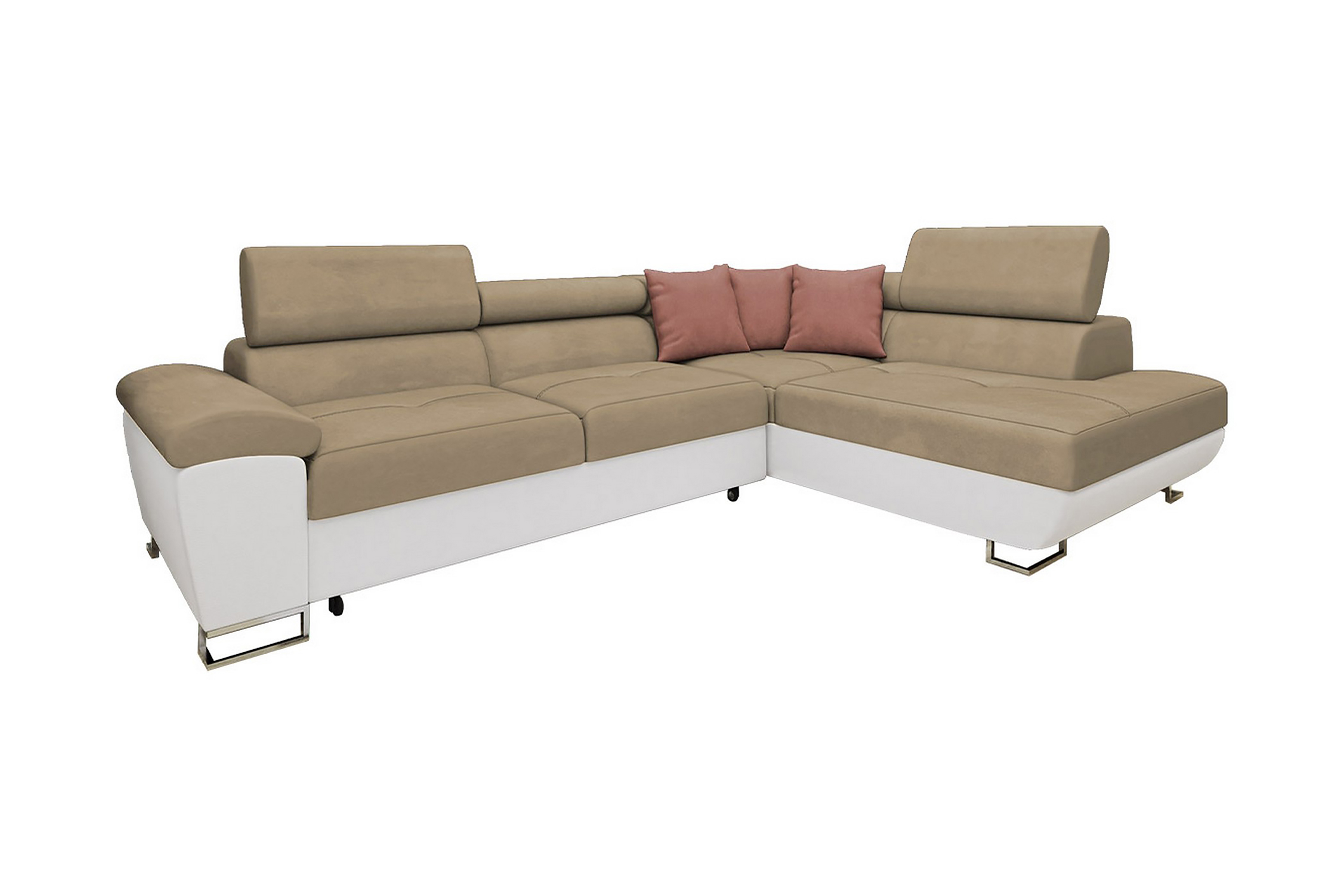 Reginia Sovesofa m. Sjeselong L-formet - Møbler - Trademax