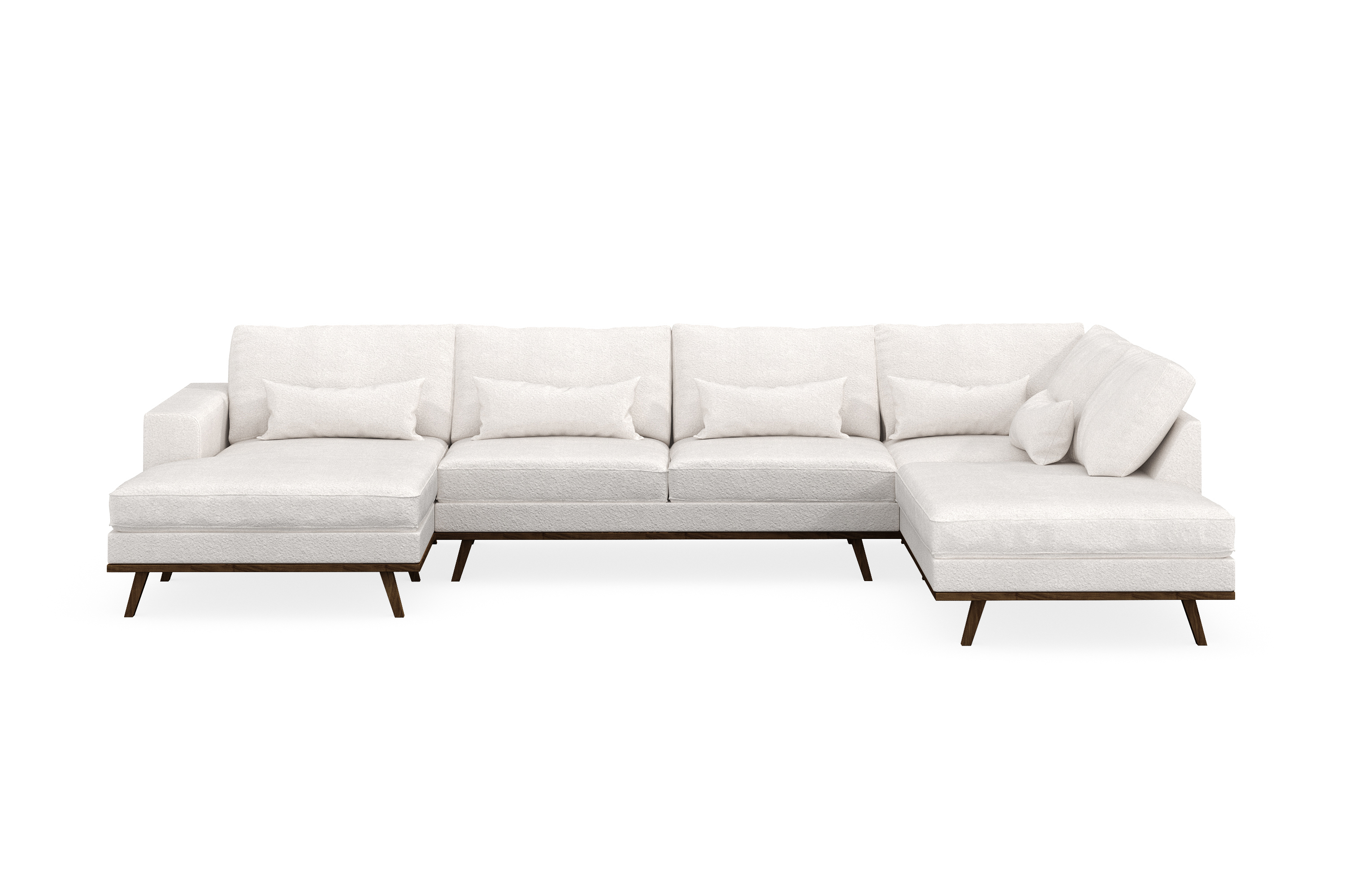 Scandinavian Choice Copenhagen 5-seters Høyrevendt U-formet Sofa med ...