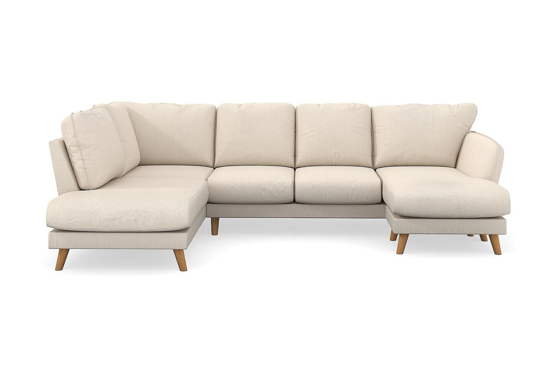 Scandi Days Trend Lyx 4-seters Høyrevendt U-formet Sofa med Divan og ...