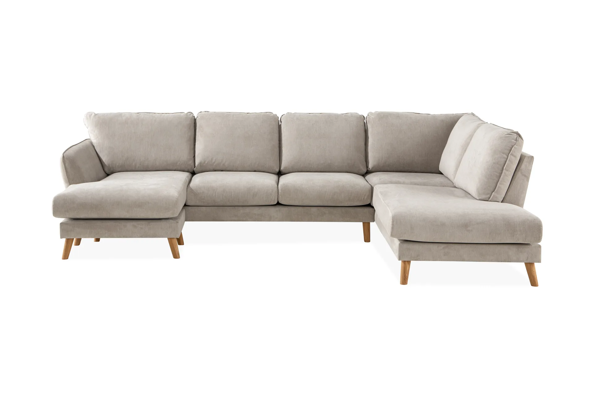 Trend Lyx 4-seters Høyrevendt U-formet Sofa med Divan og Sjeselong i ...