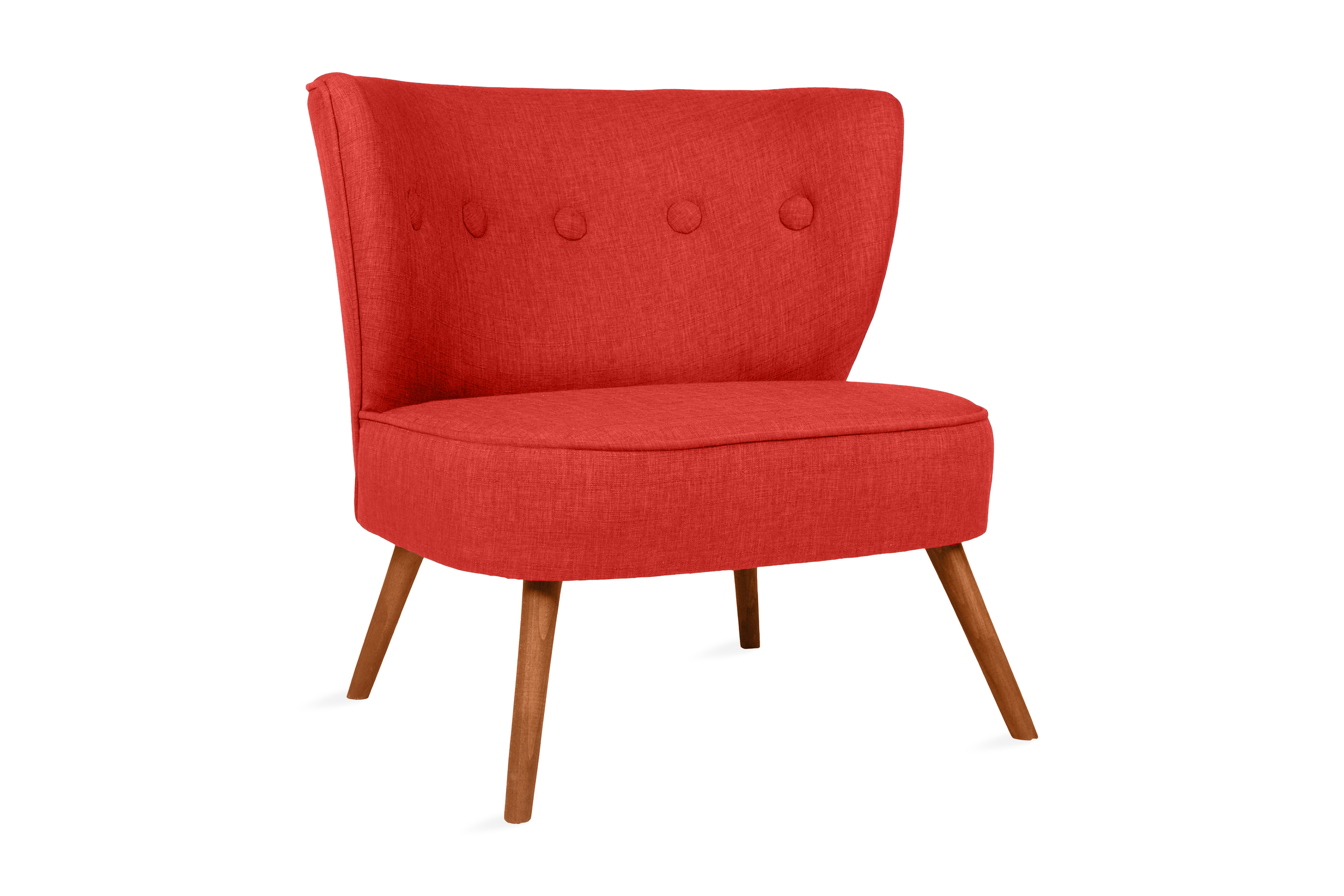 Clivocast Lænestol med Armlæn Rød - Møbler | Trademax