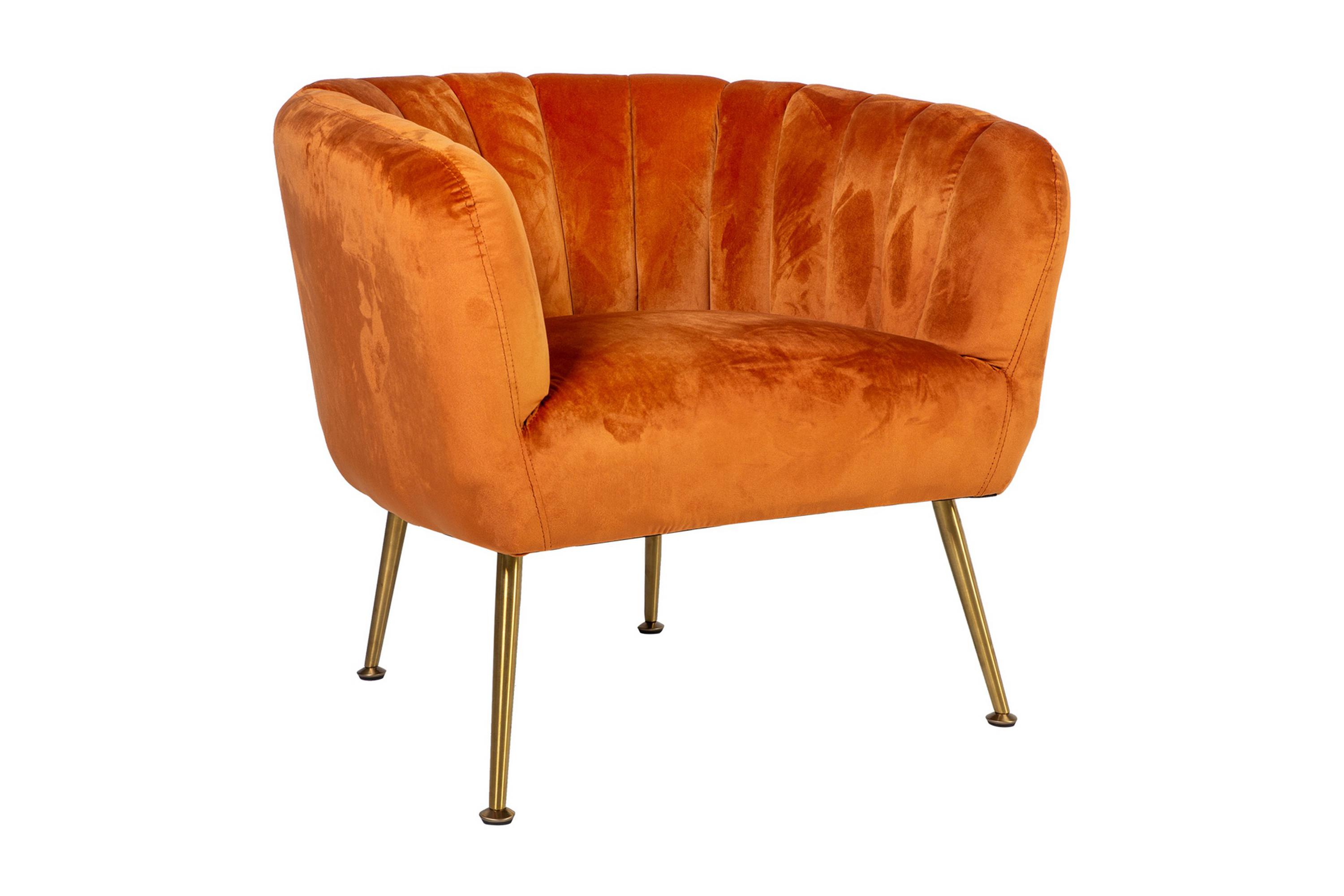 Lænestol TUCKER 78x71xH69cm farve: rød - Møbler | Trademax