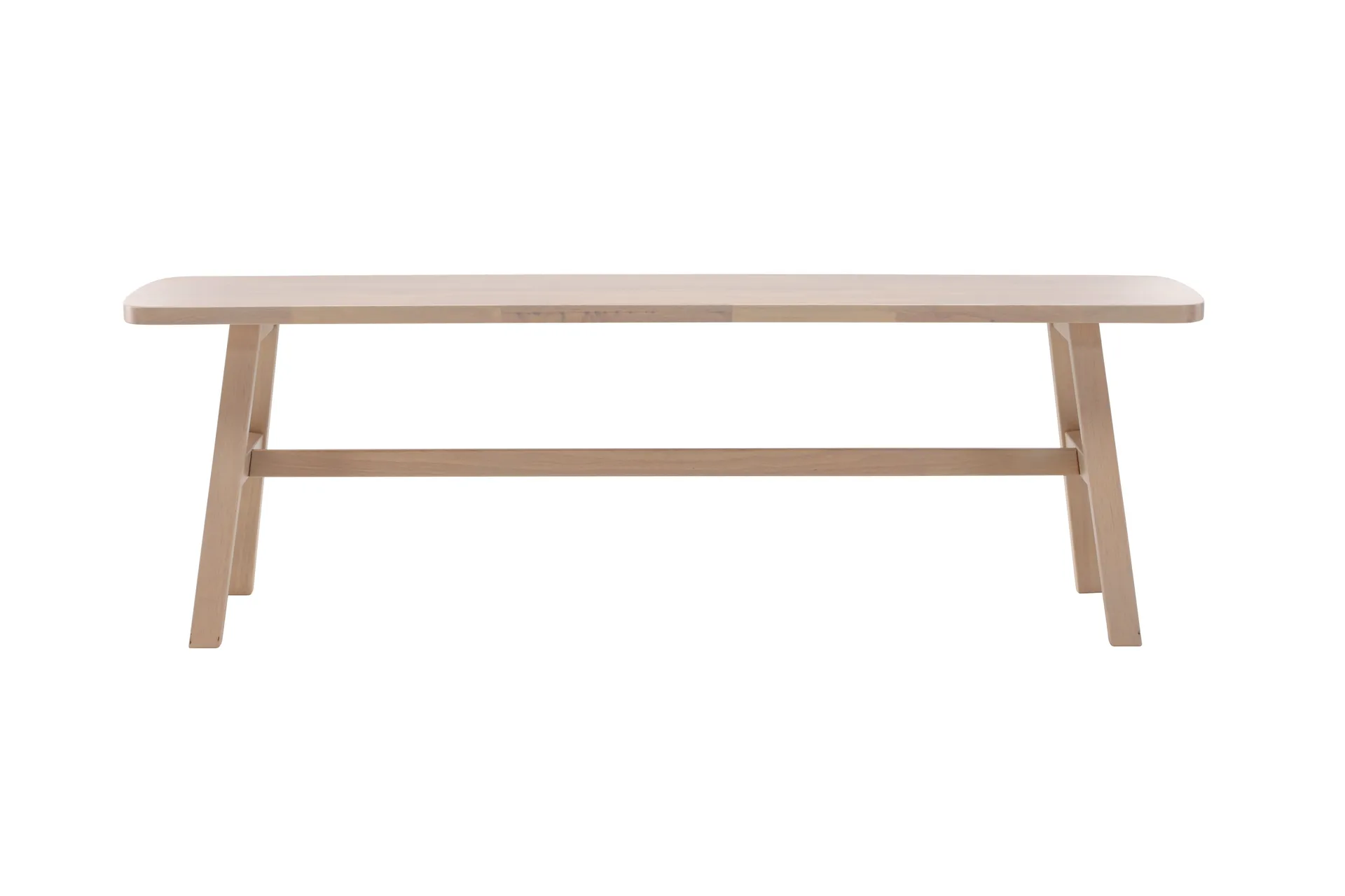 VIND Hälsö Sittebenk 140 cm Hvit - Møbler - Trademax