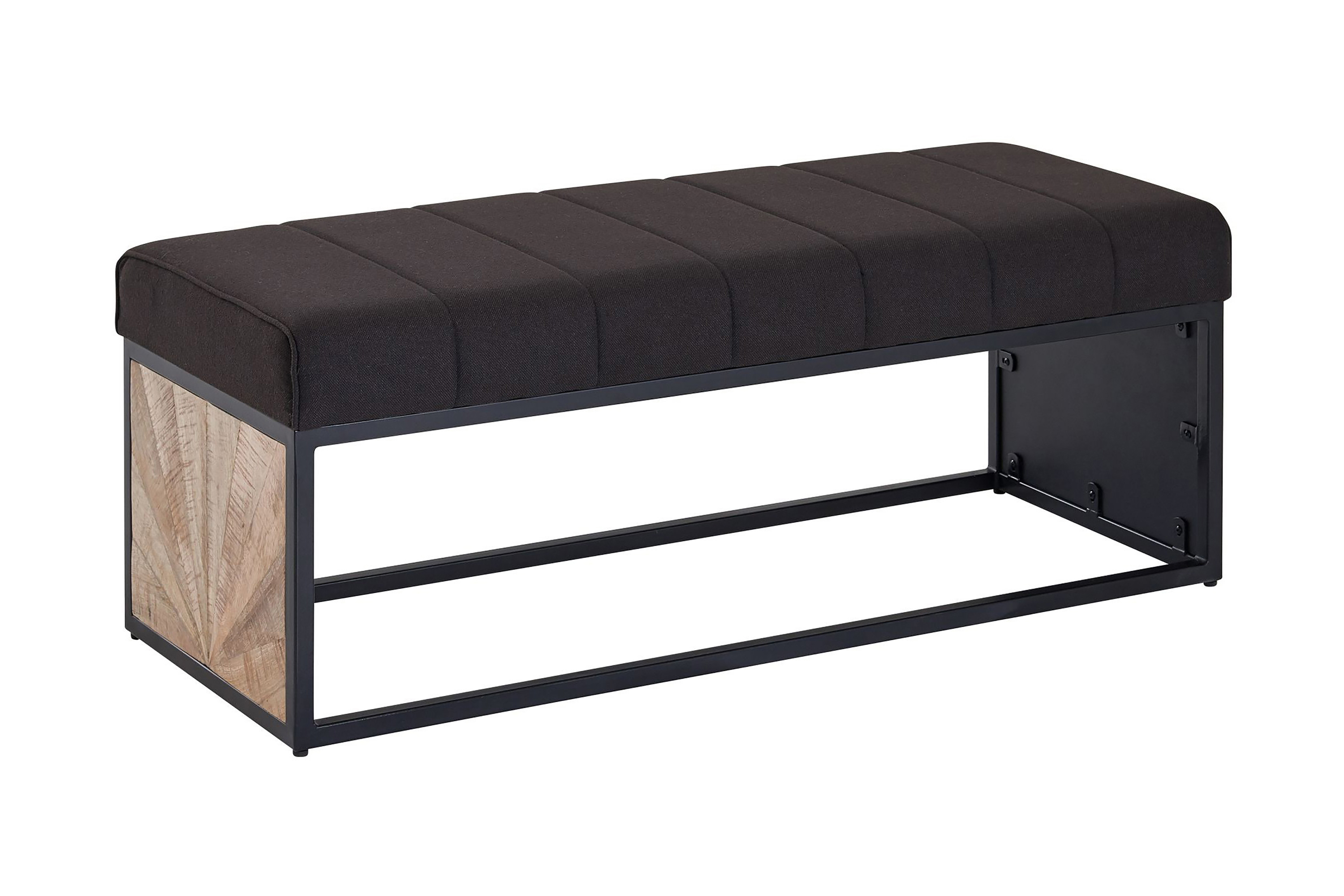 Wohnling Sittebenk Kolanda 105 cm Svart - Møbler - Chilli