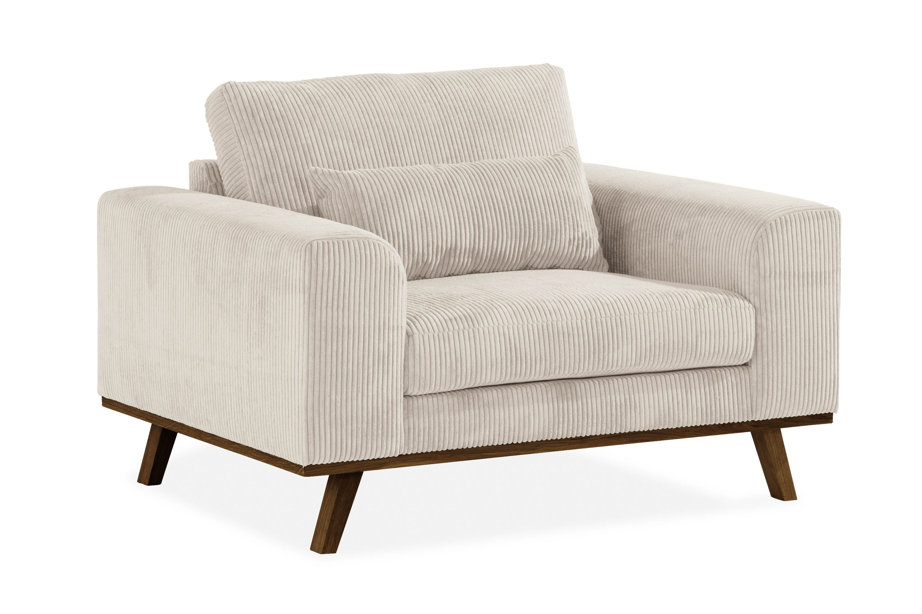 Scandinavian Choice Copenhagen Lenestol Cordfløyel Beige - Møbler - Chilli