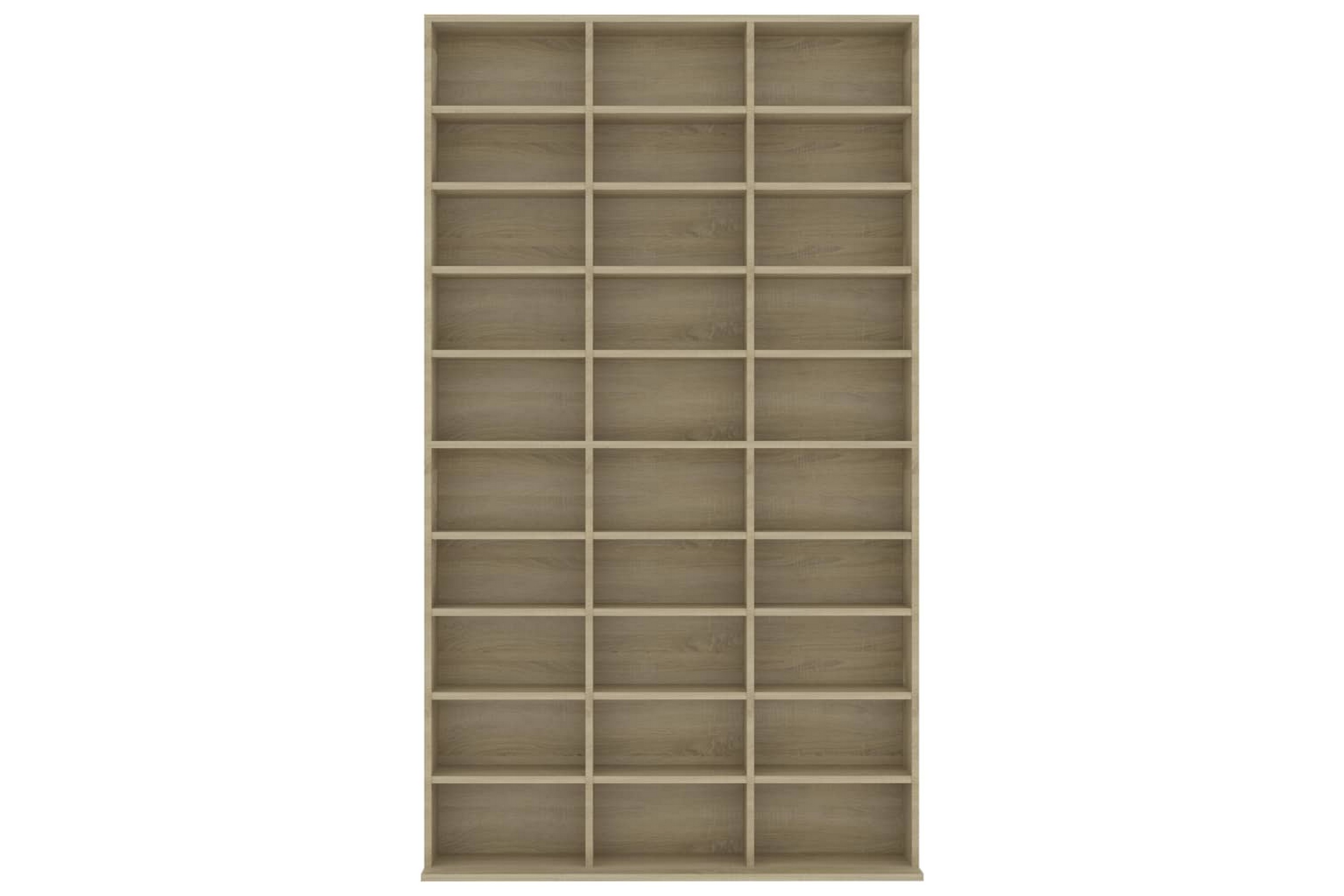 Be Basic Cd-Reol 102x16x177,5 cm Spånplade Sonoma-Eg Brun - Møbler ...