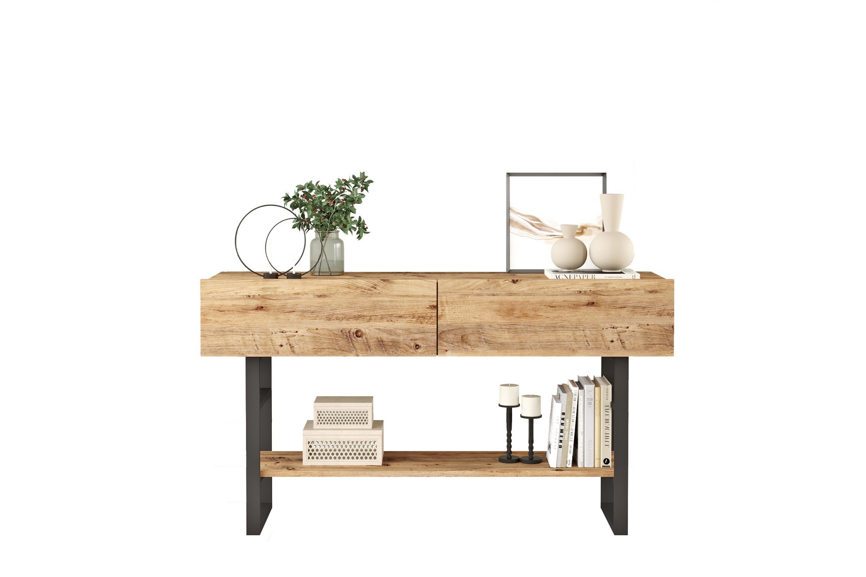 NAGIA Hallmöbelset Ljusbrun - Möbler - Furniturebox