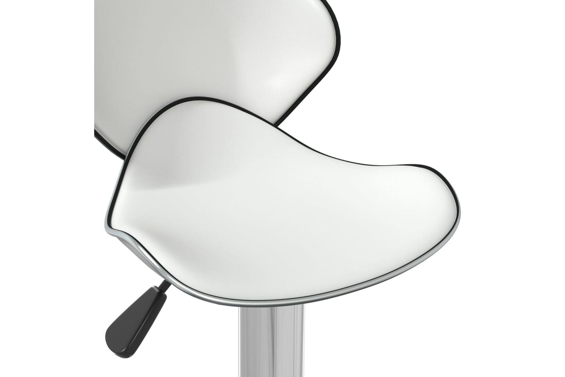 Barstol vit konstläder - Möbler - Black Friday! - Furniturebox