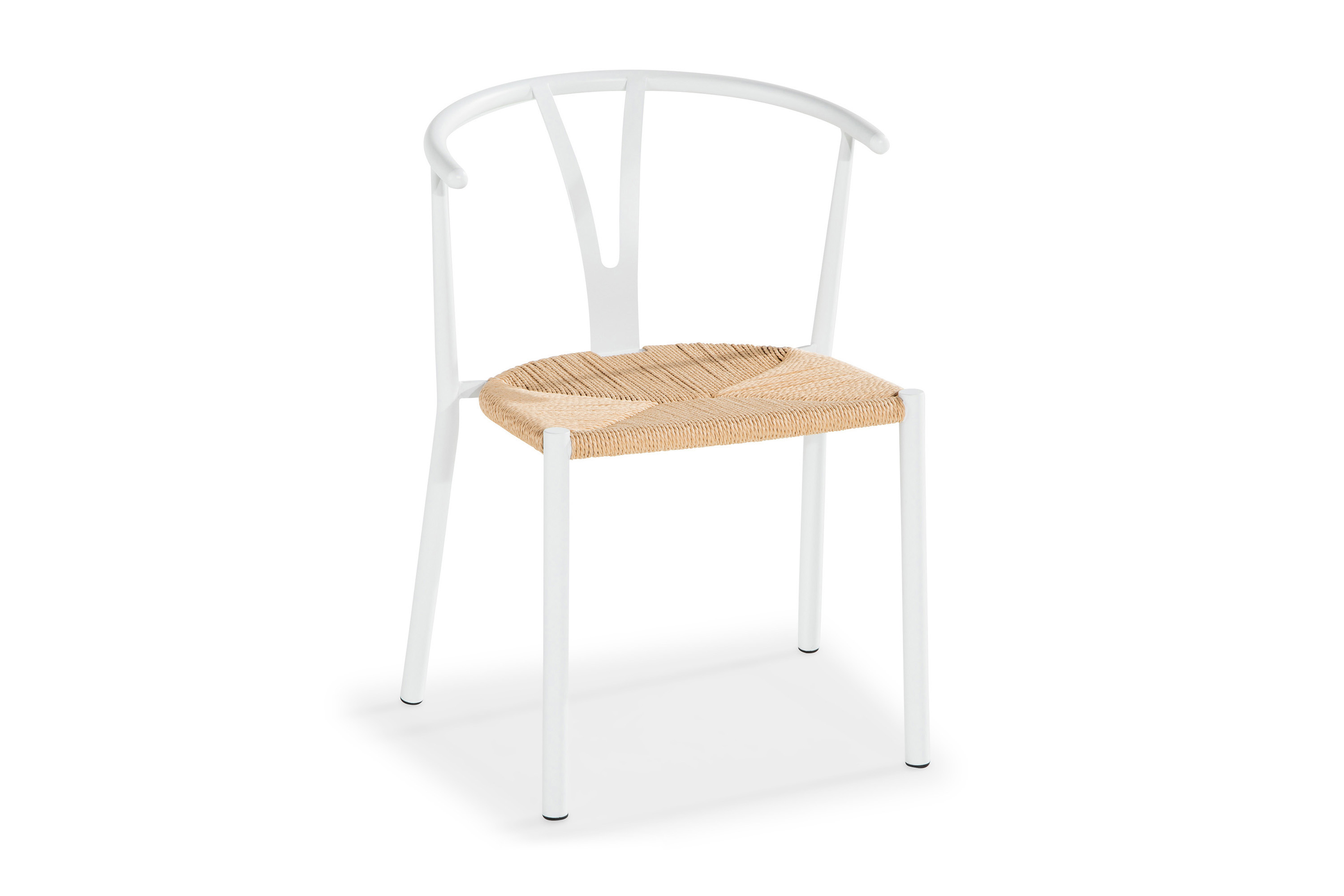 AMATA Matstol Naturrotting Vit - Möbler - Furniturebox