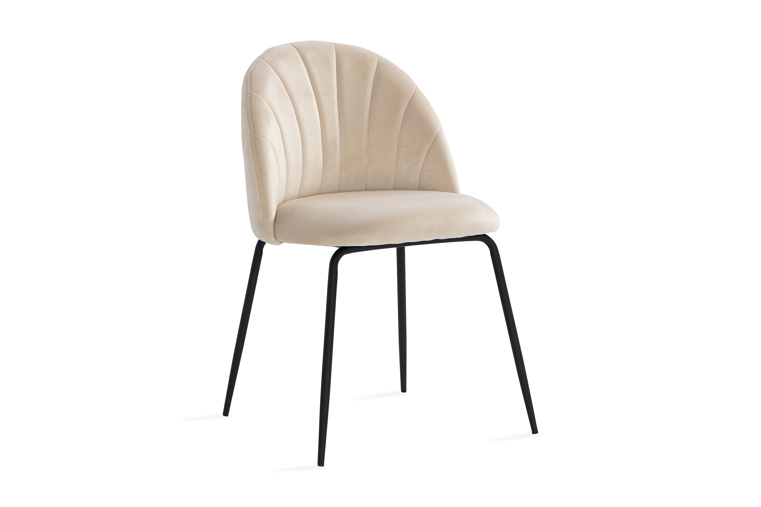 SANDRO Matstol Sammet Beige - Möbler - Furniturebox