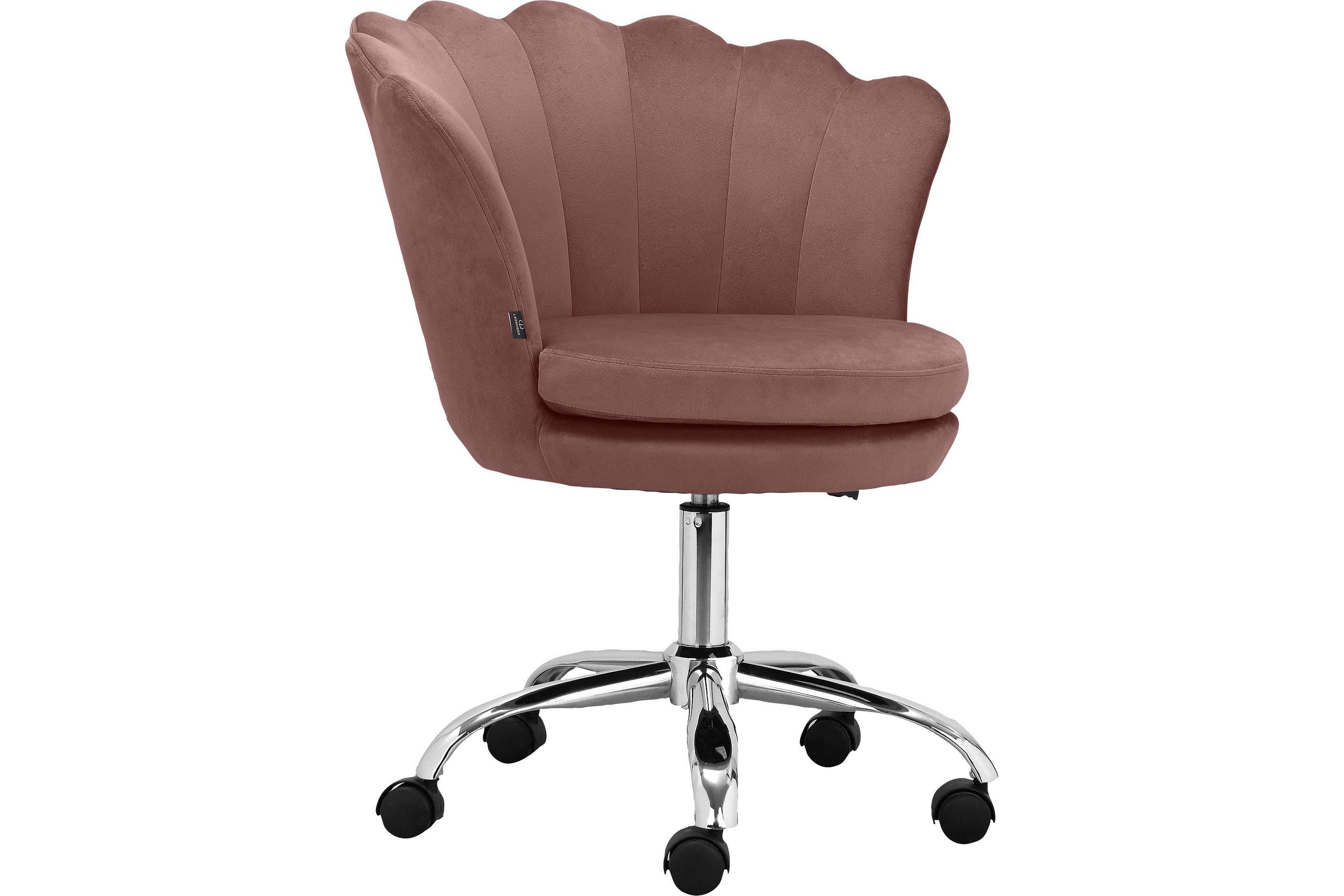 HARSIT Kontorsstol Höj och sänkbar Rosa - Kontorsstol - Furniturebox