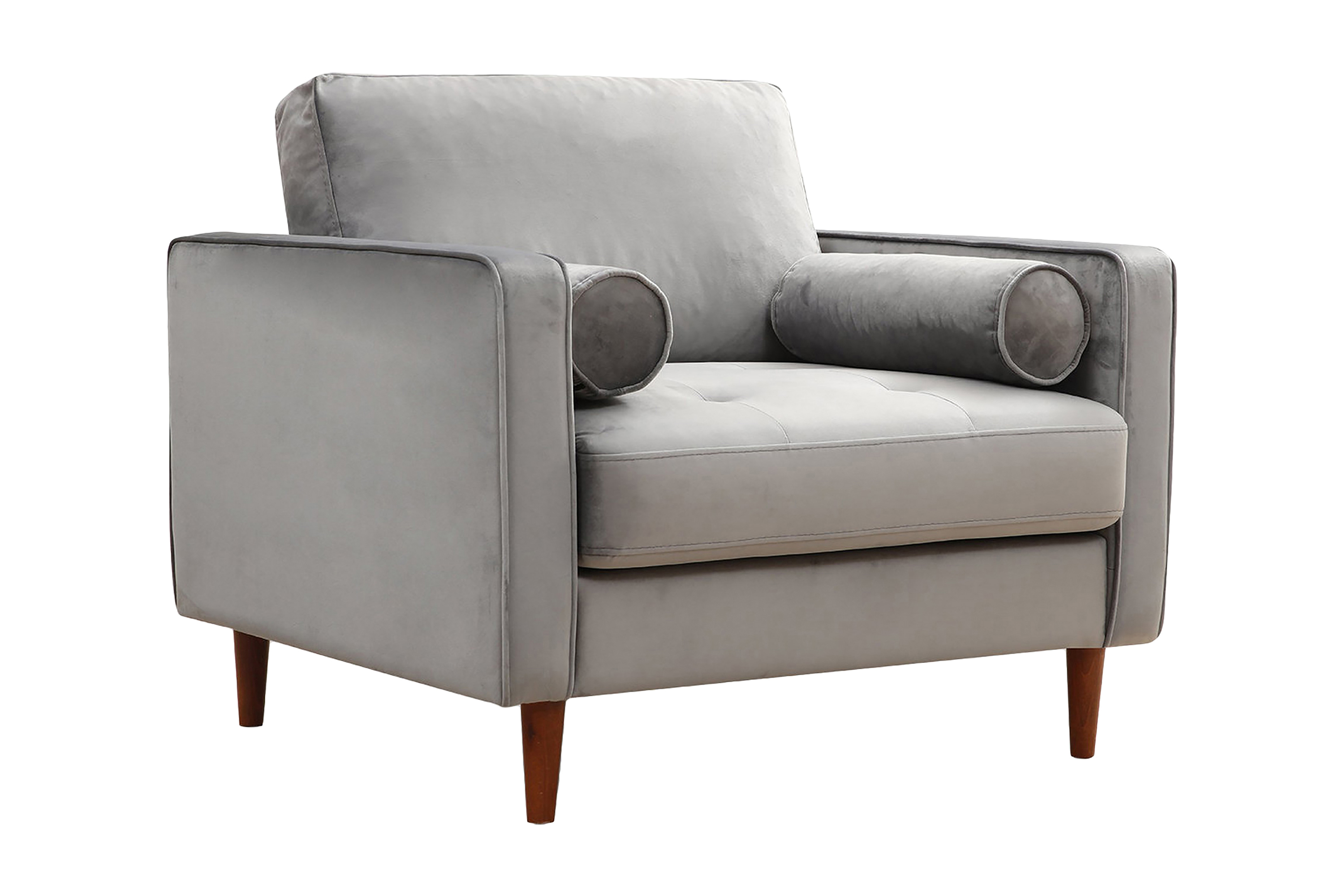 HUOWOOD Fåtölj Ljusgrå - Möbler - Furniturebox