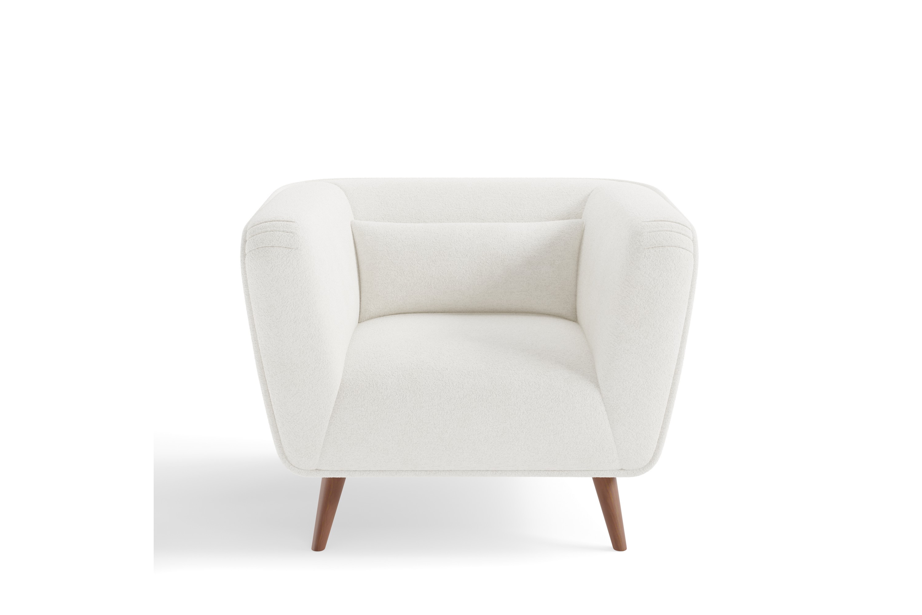 KRISTAN Fåtölj Vit - Möbler - Furniturebox