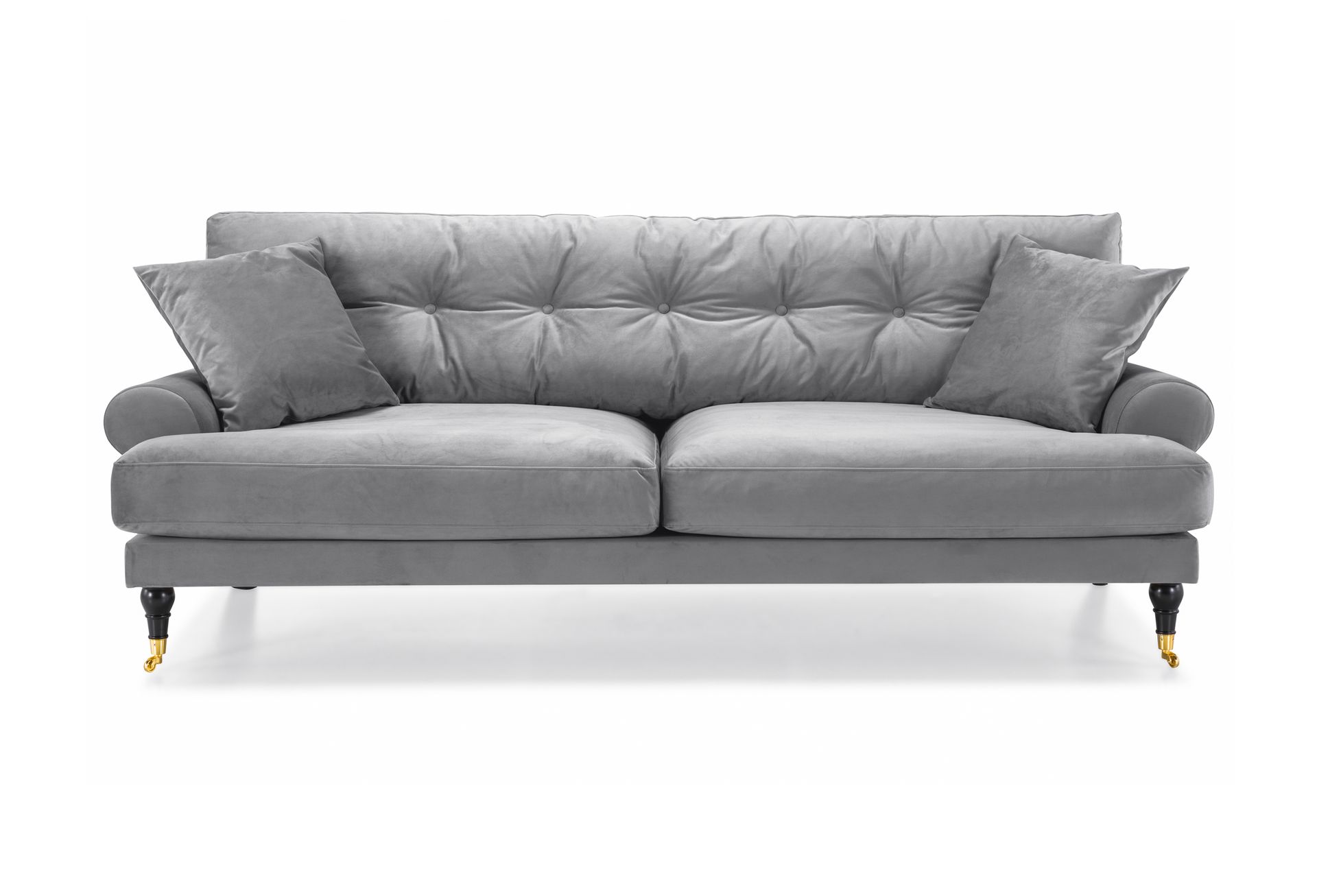 Andrew 3-sits Sammetssoffa - Möbler - Furniturebox