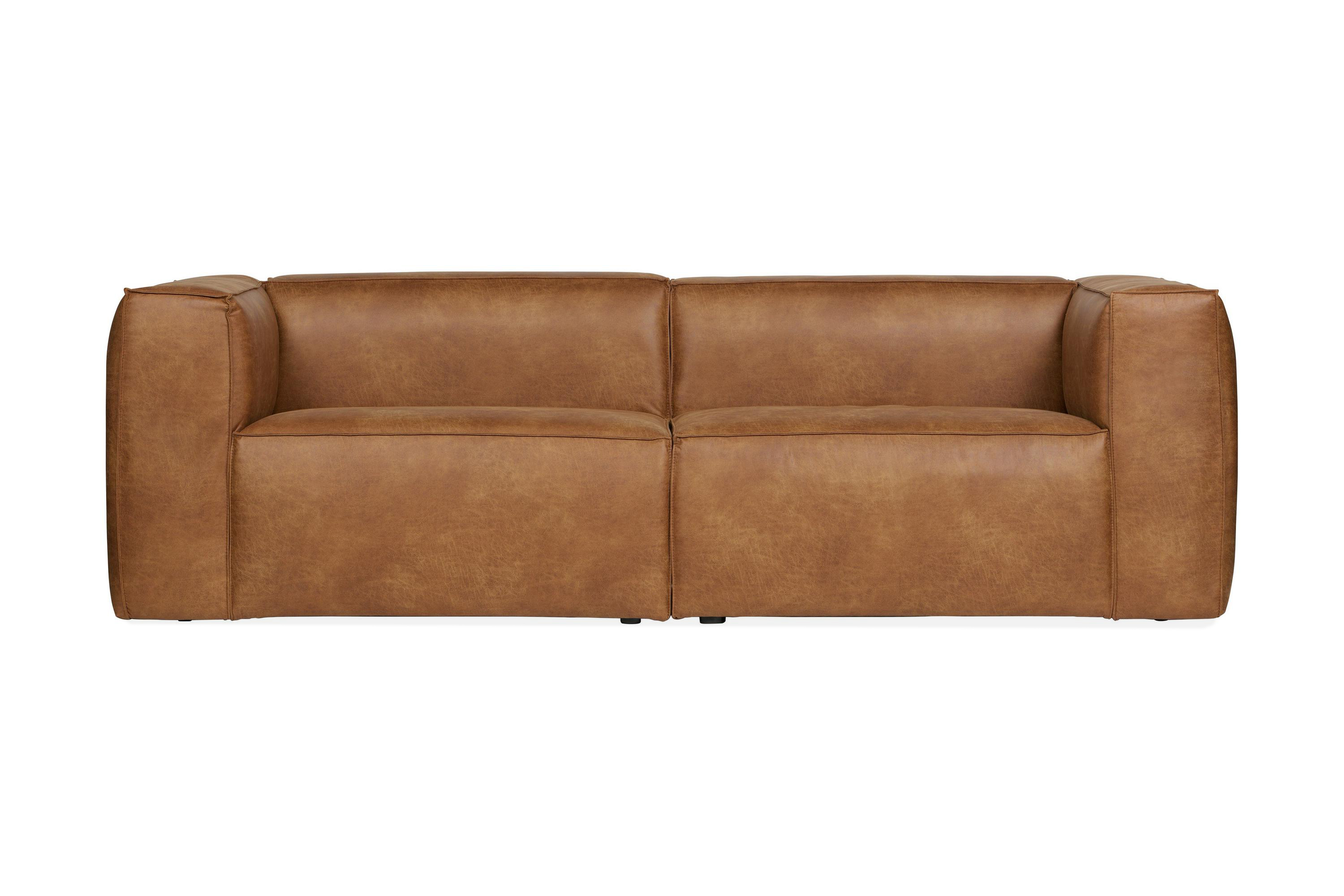 EASNEYE 3,5-sits Soffa Cognac - Möbler - Furniturebox