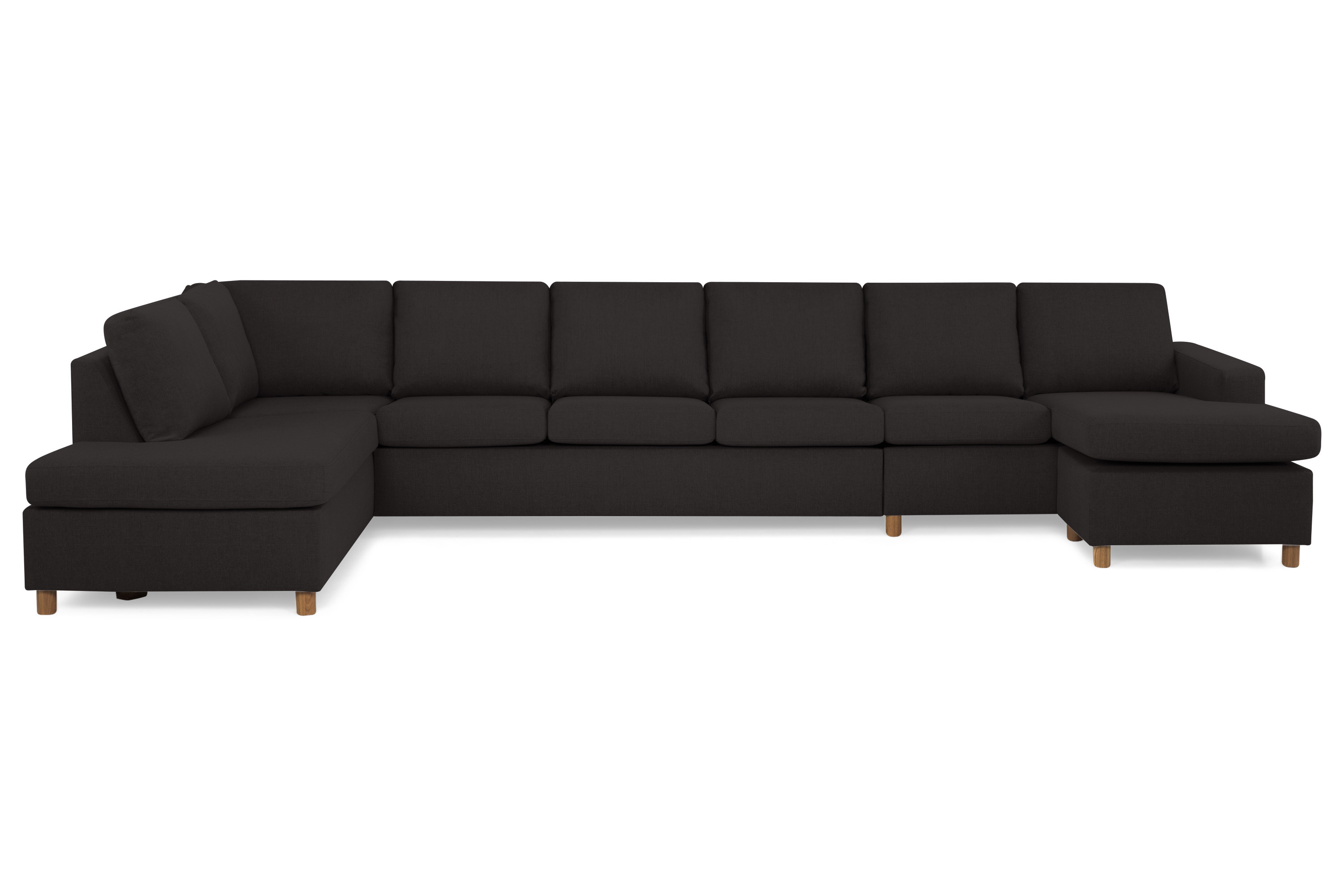 NEW YORK U-soffa XXL Divan Höger Antracit - Möbler - Furniturebox