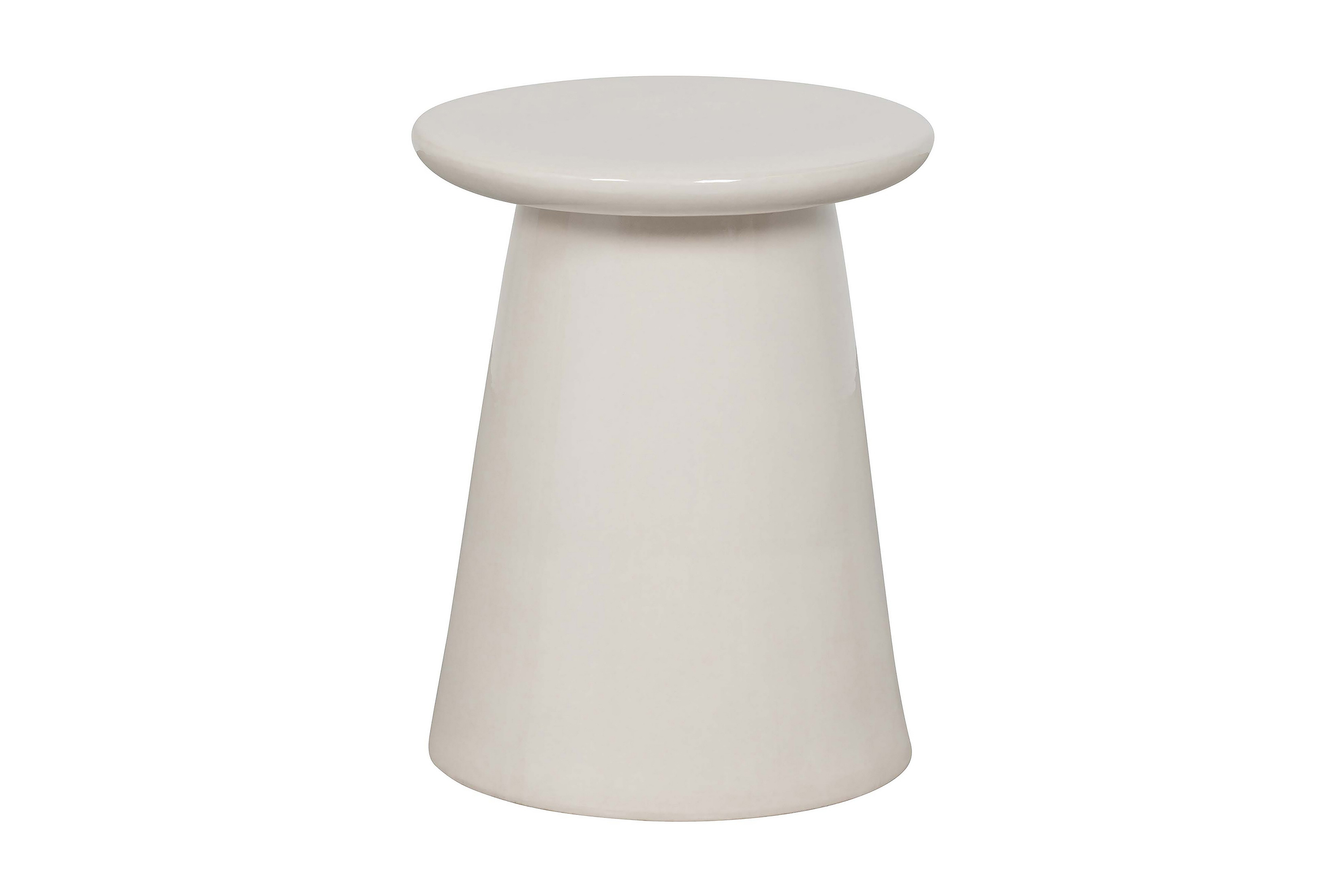 LOSNOS Sittpall Rund Vit - Möbler - Furniturebox