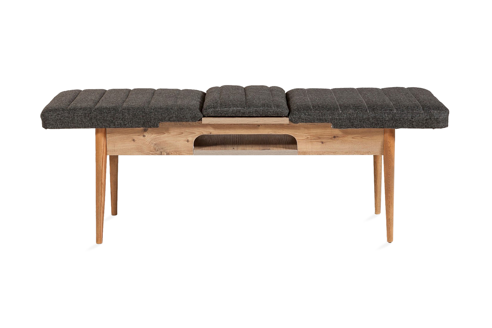 ALLMARAS Bänk 51 cm Trä/natur/Antracit - Möbler - Furniturebox