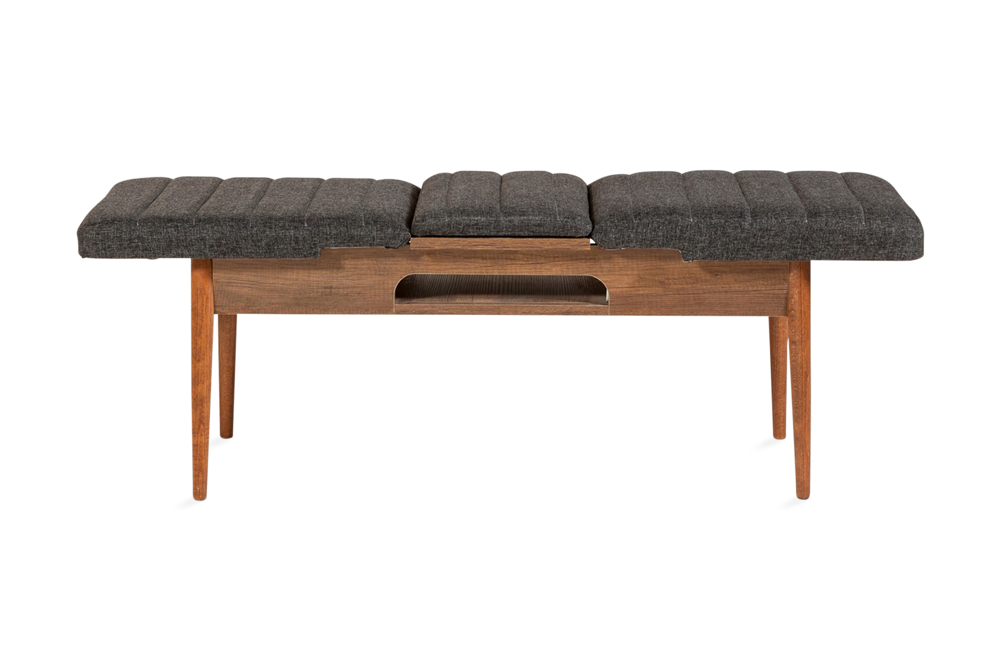 ALLMARAS Bänk 51 cm Valnöt/Antracit - Möbler - Furniturebox