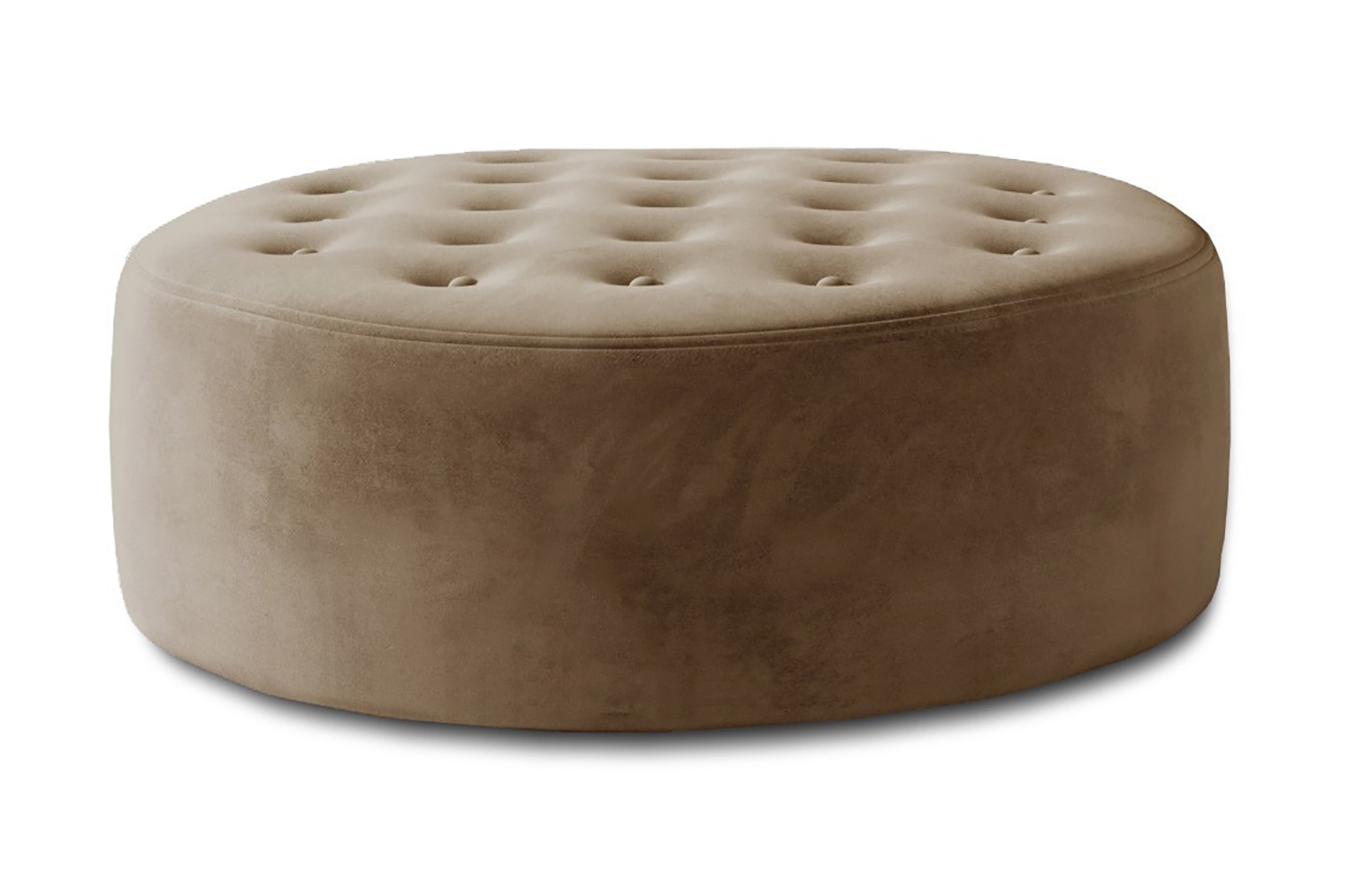 MONTOIS Sittpuff Rund Beige - Möbler - Furniturebox