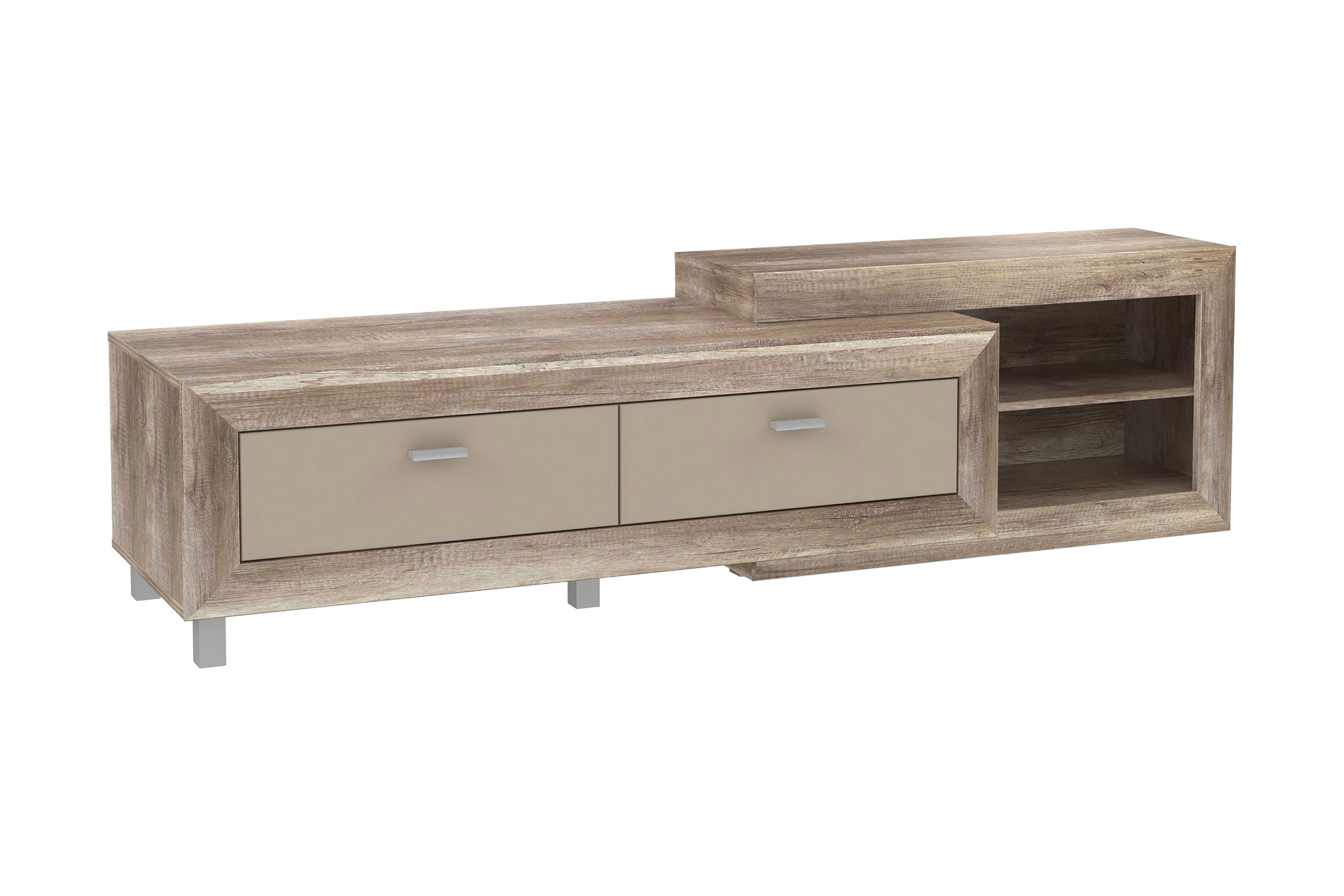 TRANDERS TV-Bänk 195 cm Brun - Möbler - Furniturebox