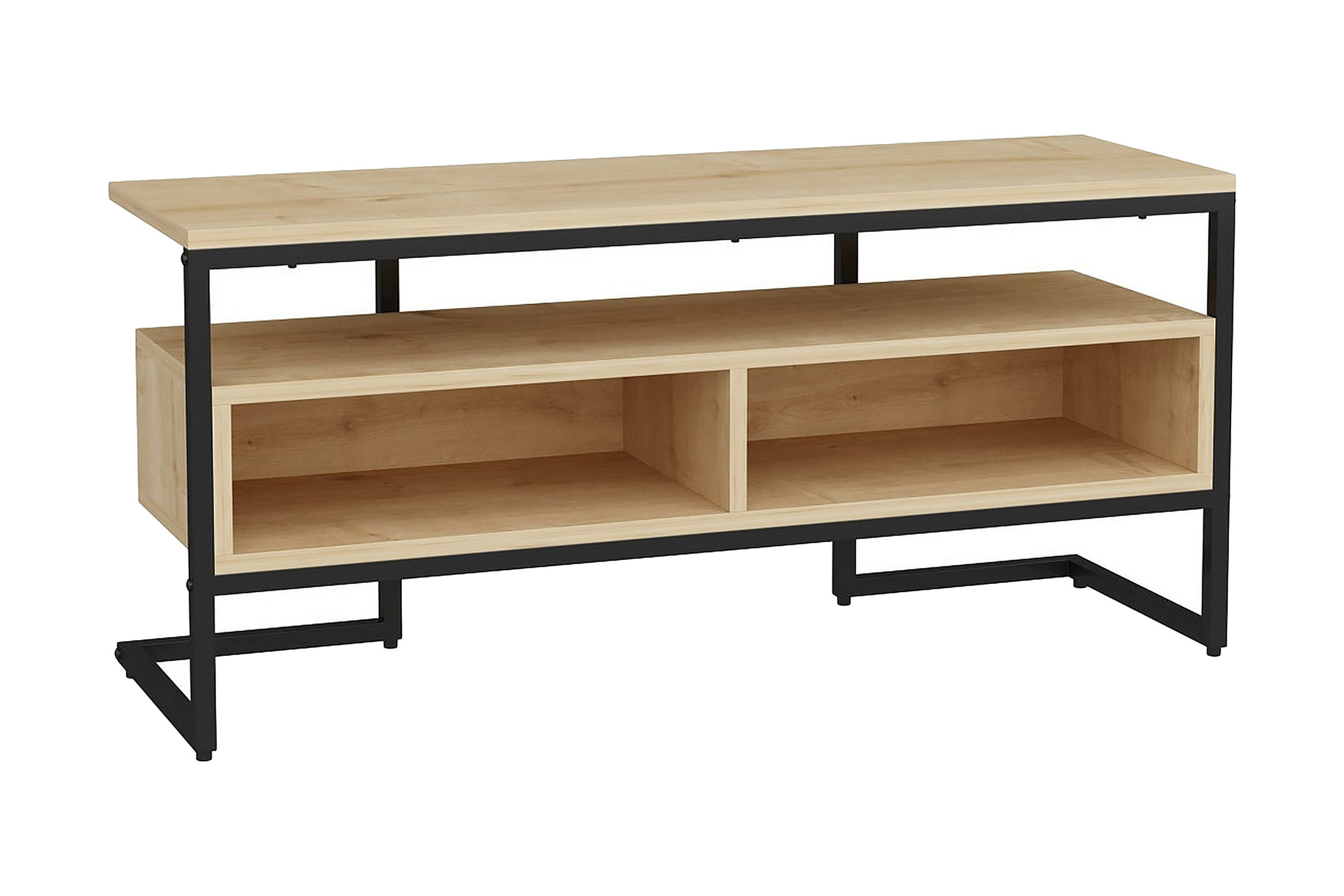 UKHAND Tv-bänk 110x49,9 cm Svart - Möbler - Furniturebox