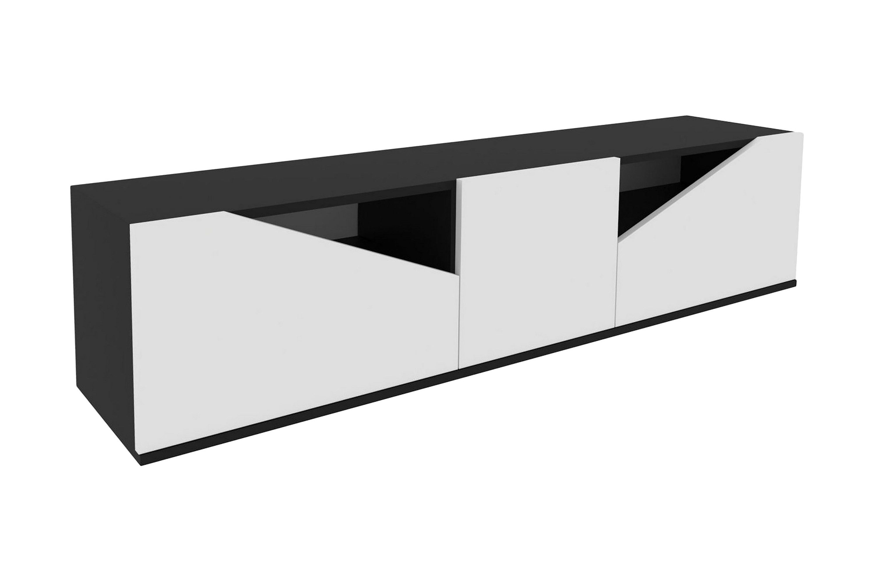 UKHAND Tv-bänk 160x40 cm Antracit - Möbler - Furniturebox