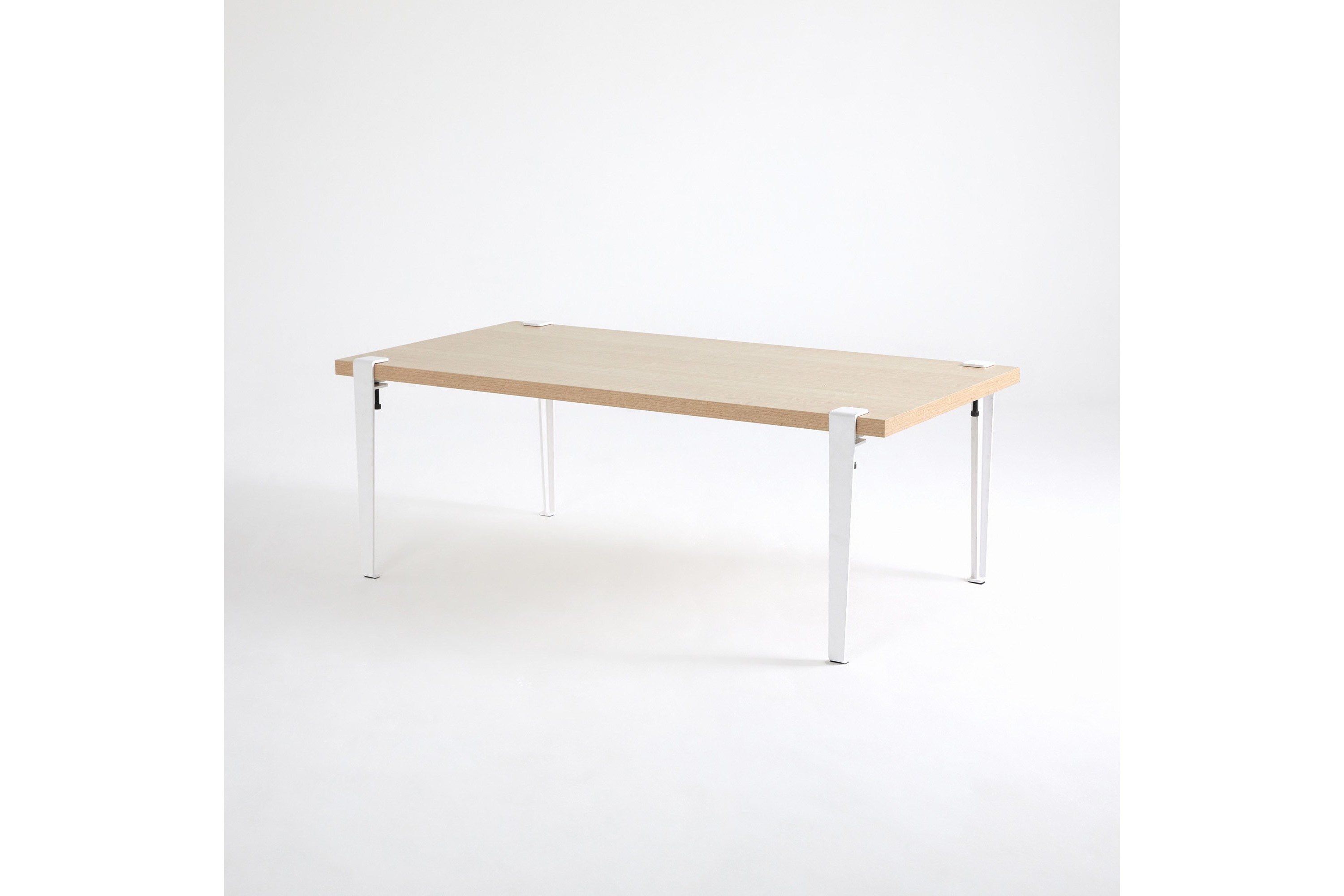 FONISSA Soffbord 120x60 cm Brun/Vit - Möbler - Furniturebox