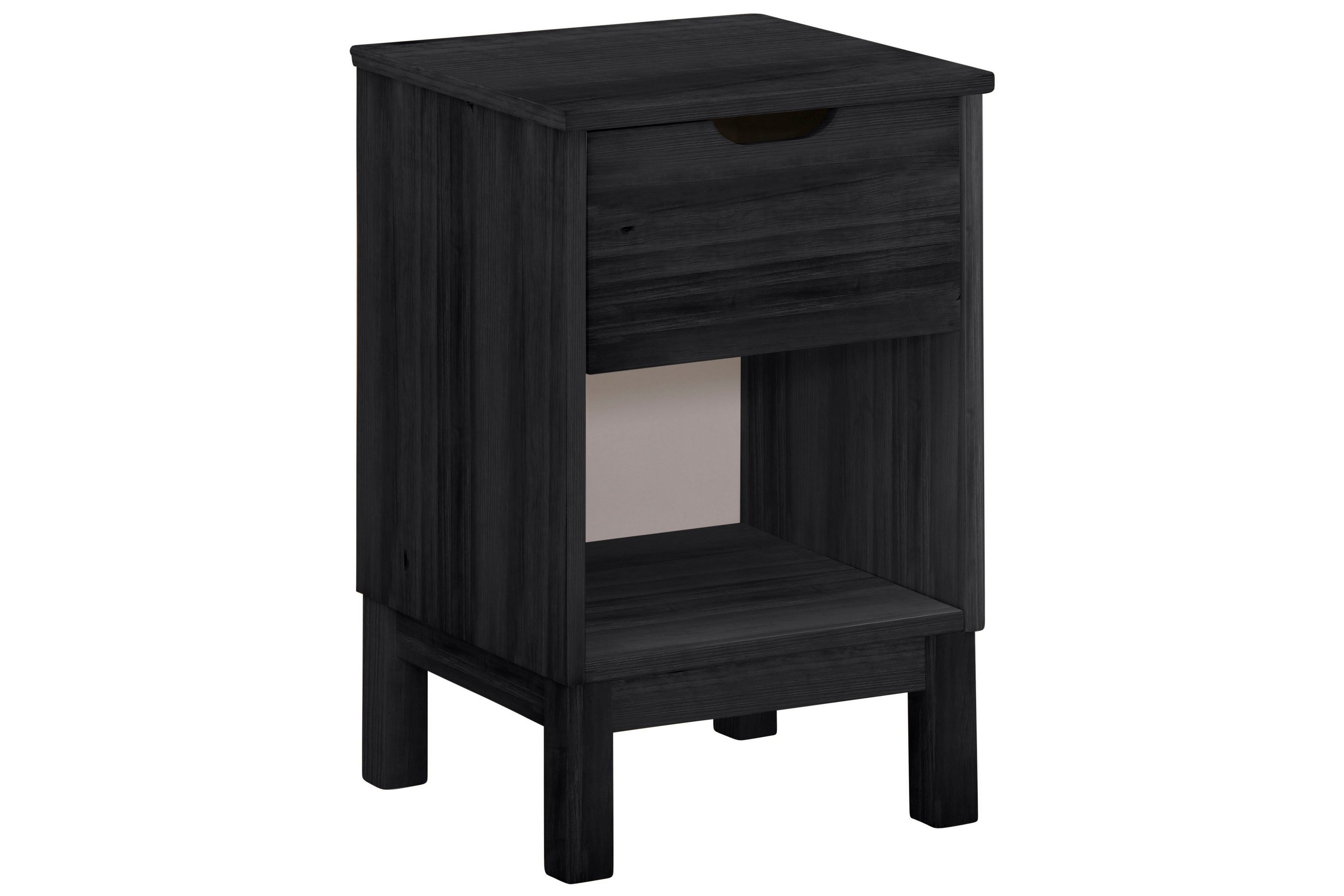 Masoomi Sängbord 38x35 cm Svart - Möbler - Trademax