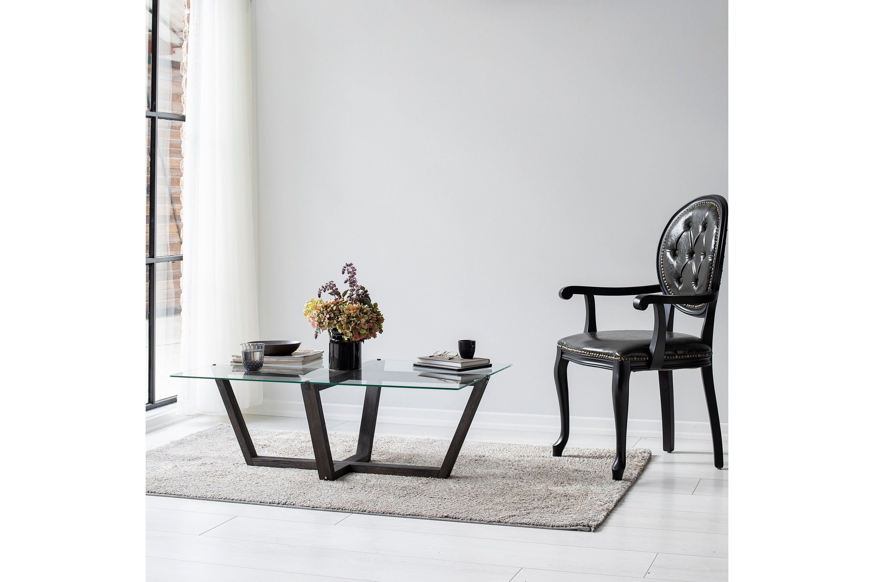 Liepene Soffbord 105x65 cm Svart Hanah Home - Möbler - Trademax