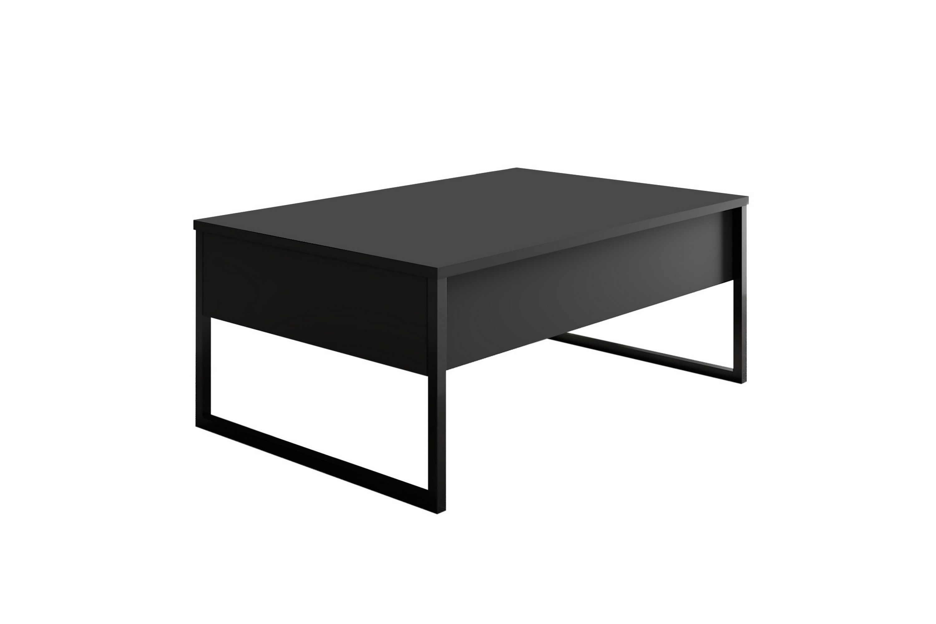 Luxe Soffbord 90x40 cm Svart Hanah Home - Möbler - Trademax