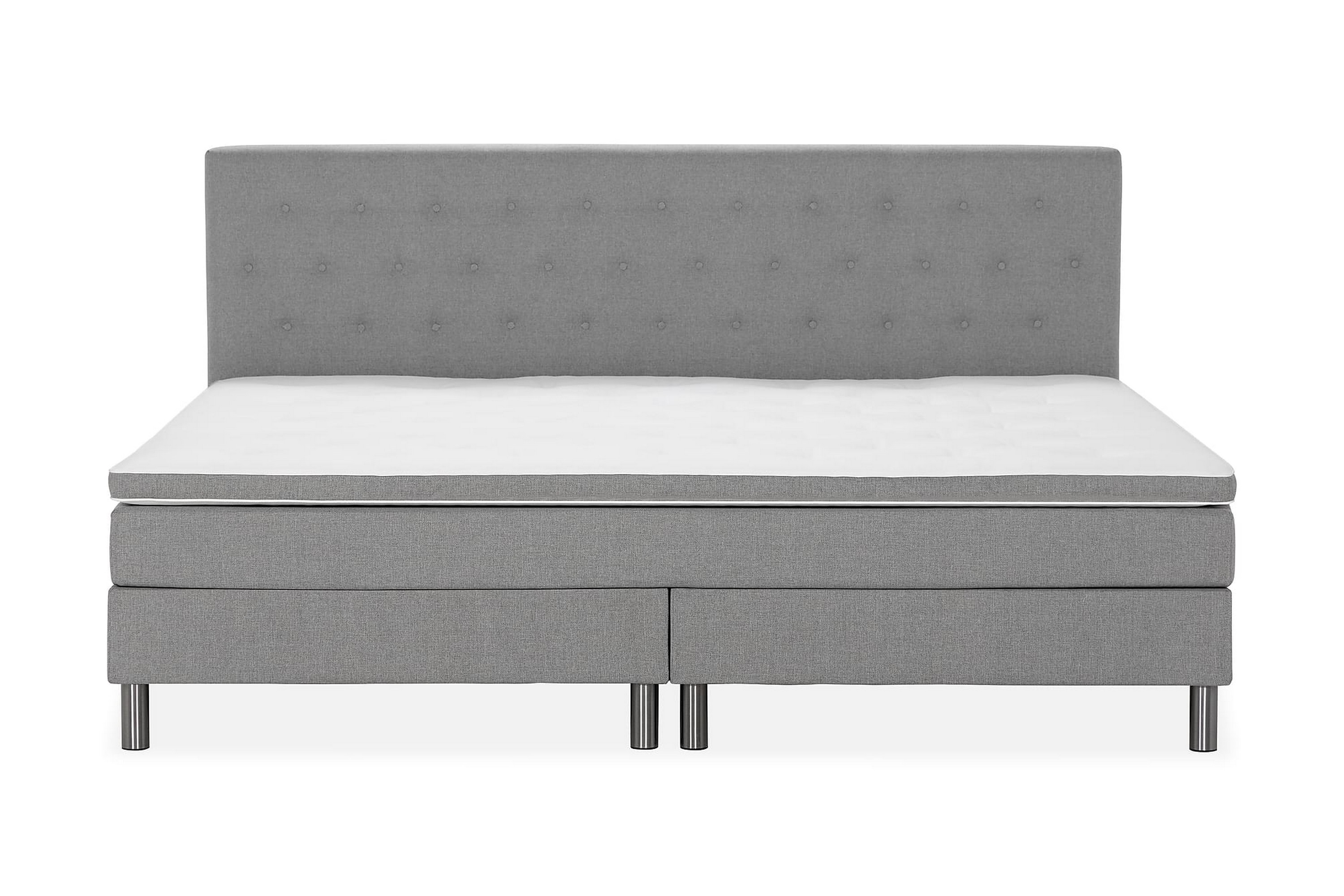 Ella Familjesäng 240x200 cm (+Fler val) Ljusgrå - Möbler - Trademax