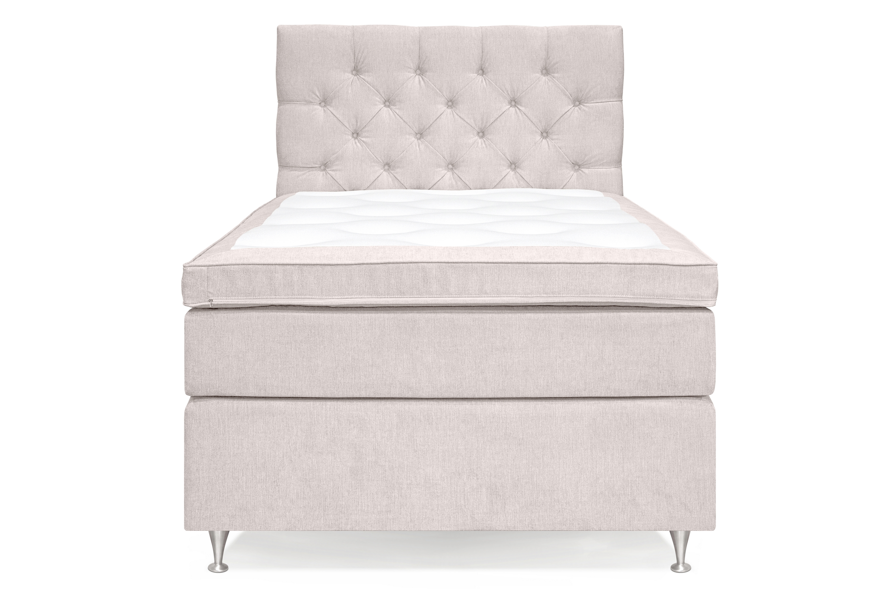 Drömvik Joluma Kontinentalsäng Fast 140x200 cm (+Fler val) 140x200 cm Ljusbeige - Möbler - Trademax