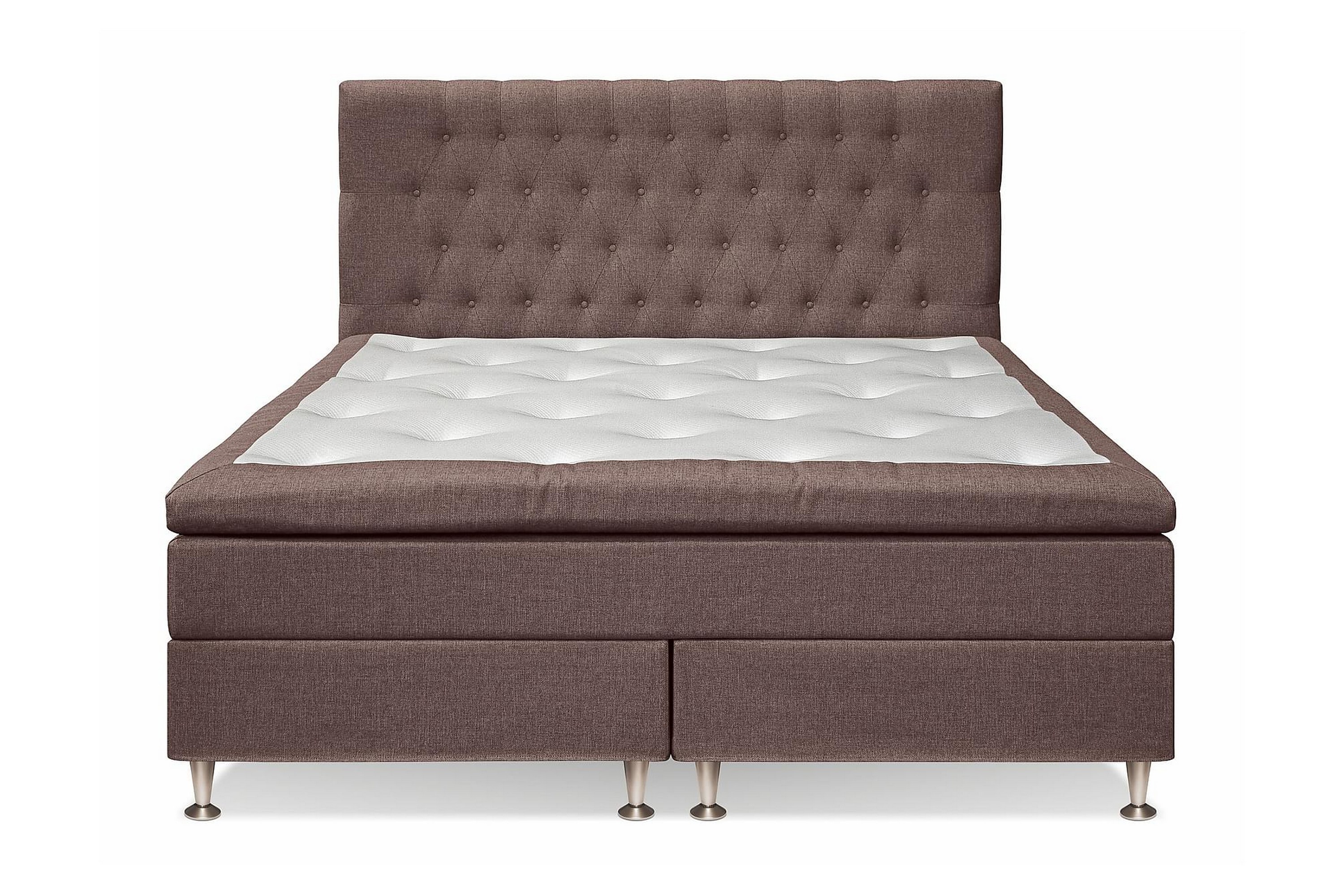 Kontinentalsäng Sofia 160x200 Mörkbrun - Möbler | Chilli