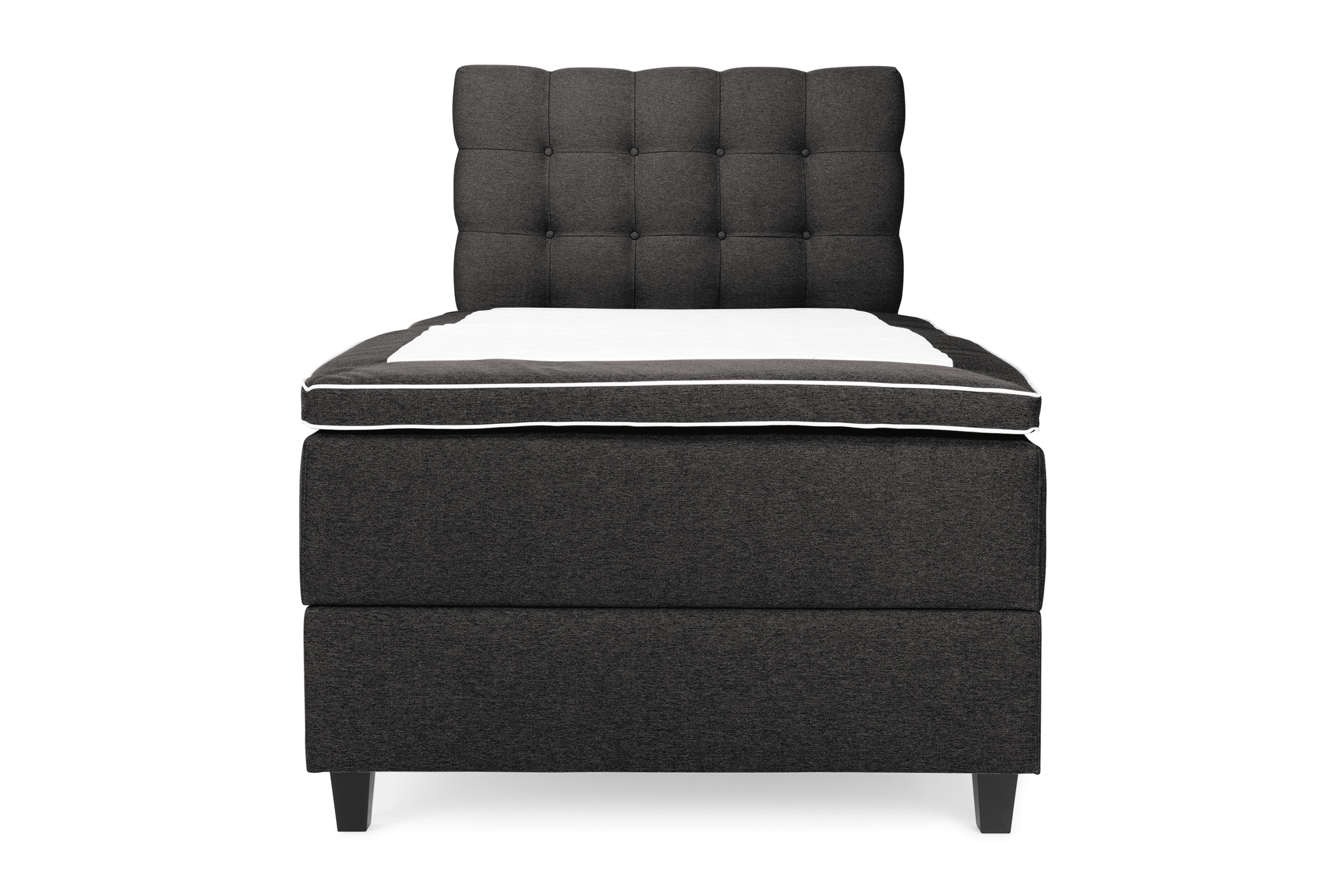 Berg & Strand Royal Sängpaket med Förvaring105x200 Mörkgrå Mörkgrå (+Fler val) - Möbler - Trademax