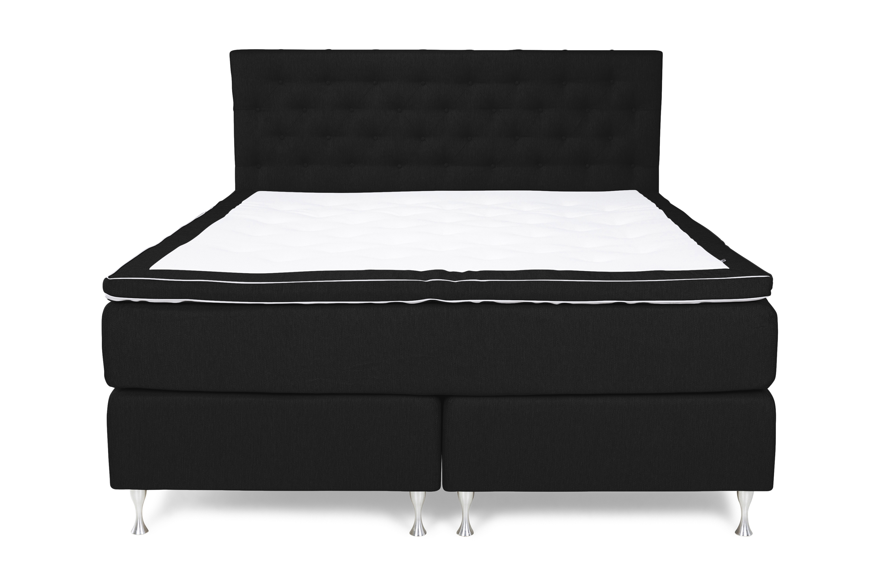 Berg & Strand Cloud Kontinentalsäng 180x200 Svart - Möbler - Trademax