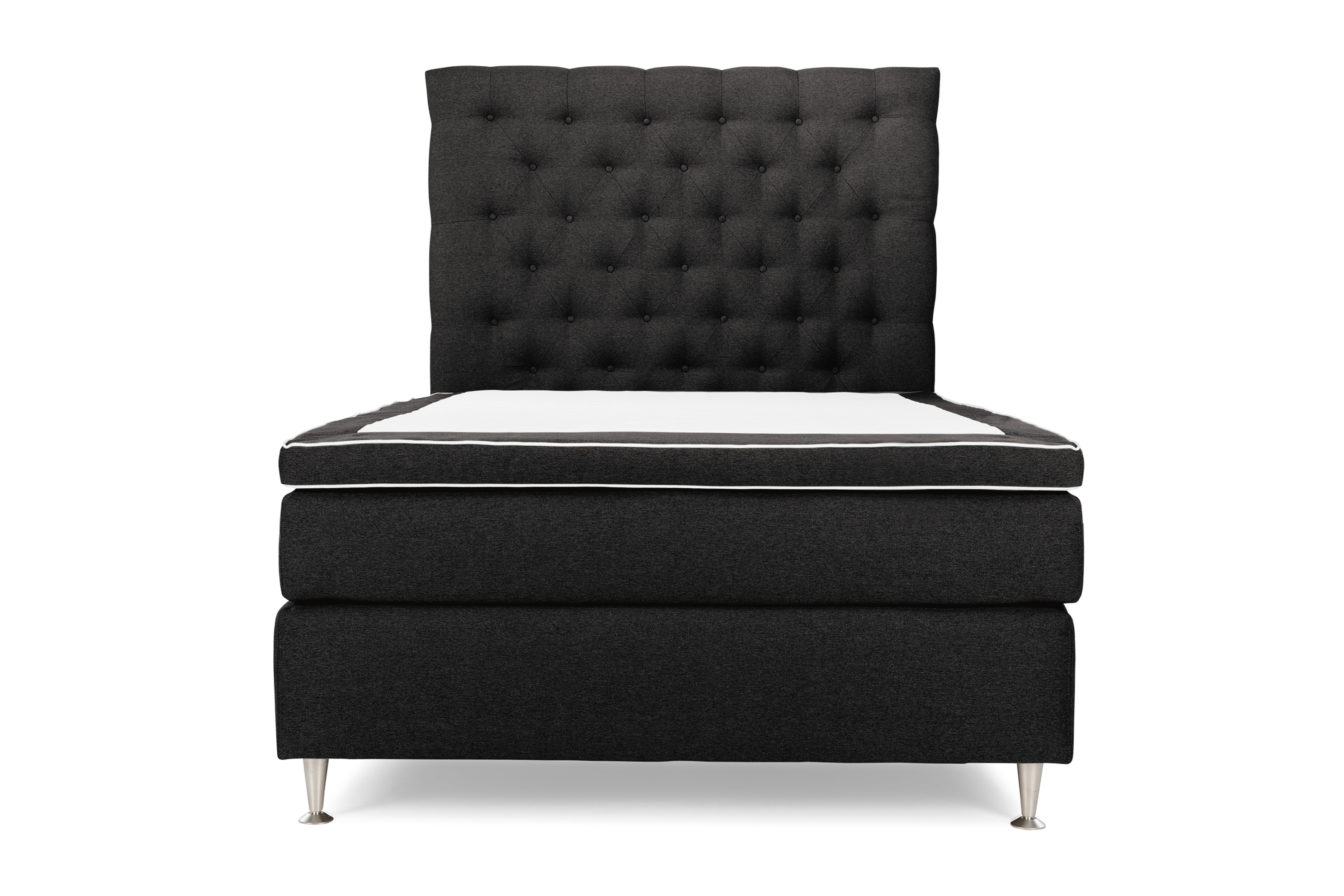 Berg & Strand Komplett Sängpaket Boxford Kontinentalsäng 140x200 Mörkgrå (+Fler val) - Möbler ...