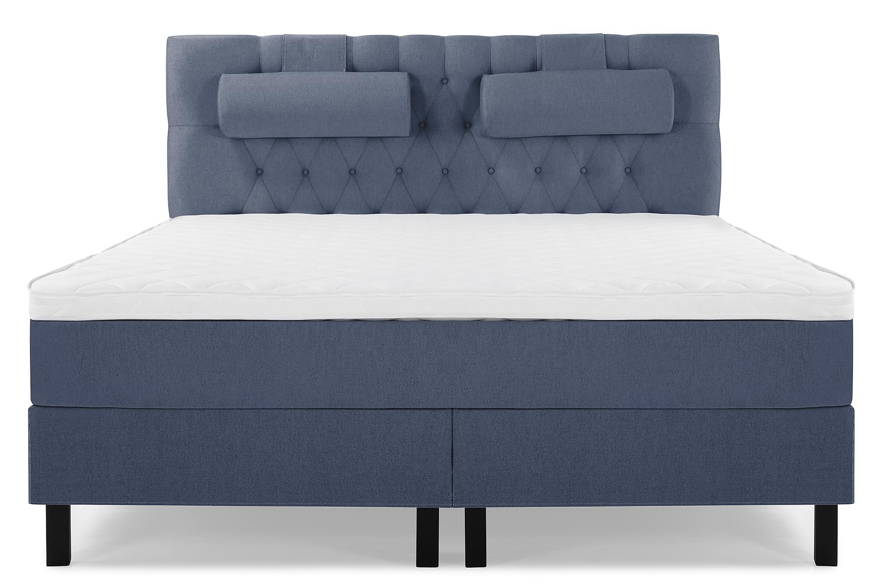 Bedly Komplett Sängpaket Olivia 160x200 Diamant Sänggavel Mörkblå Skum Nackkudde Stor - Möbler ...