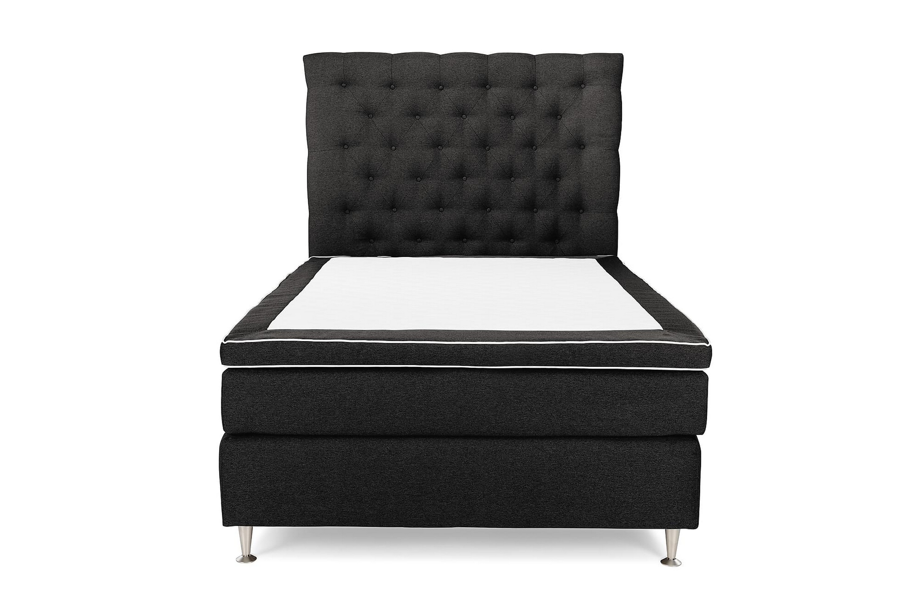 Berg & Strand Kontinentalsäng Boxford 140x200 Mörkgrå (+Fler val) - Möbler | Chilli