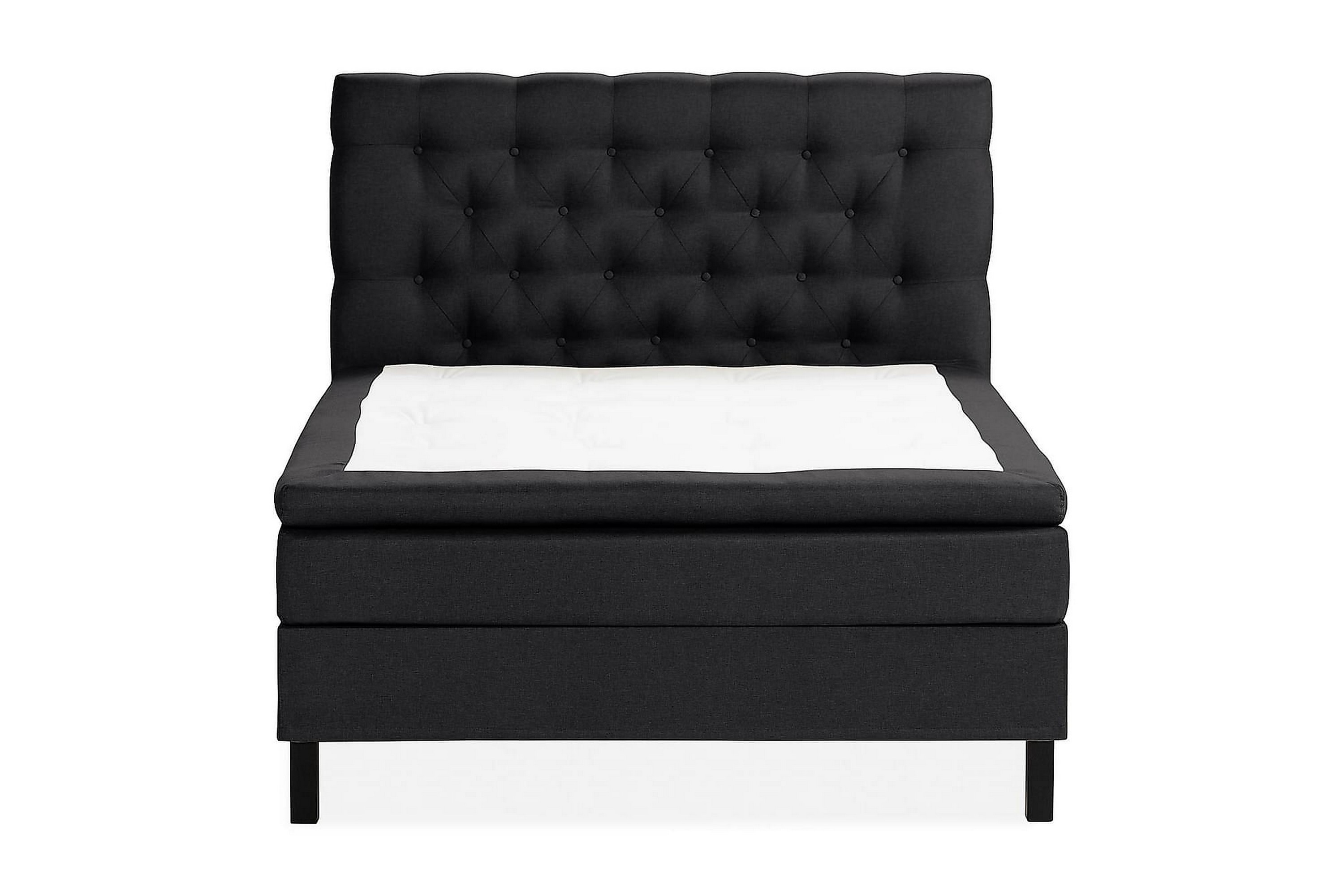 Kontinentalsäng Nayaka 140x200 Skummadrass Svart - Möbler | Chilli