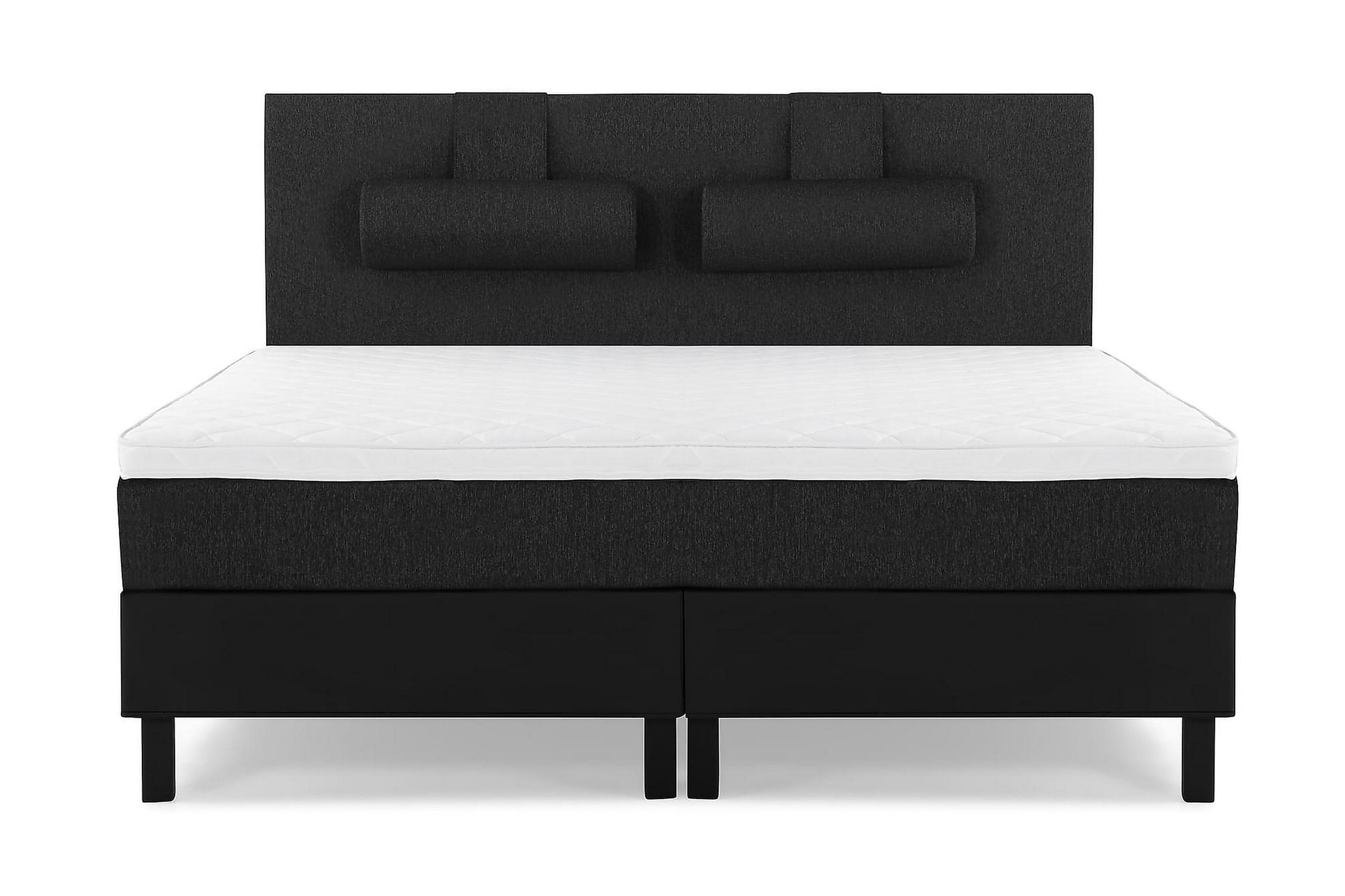 Bedly Kontinentalsäng Olivia 180x200 Skum Svart|Grå|PU - Möbler | Chilli