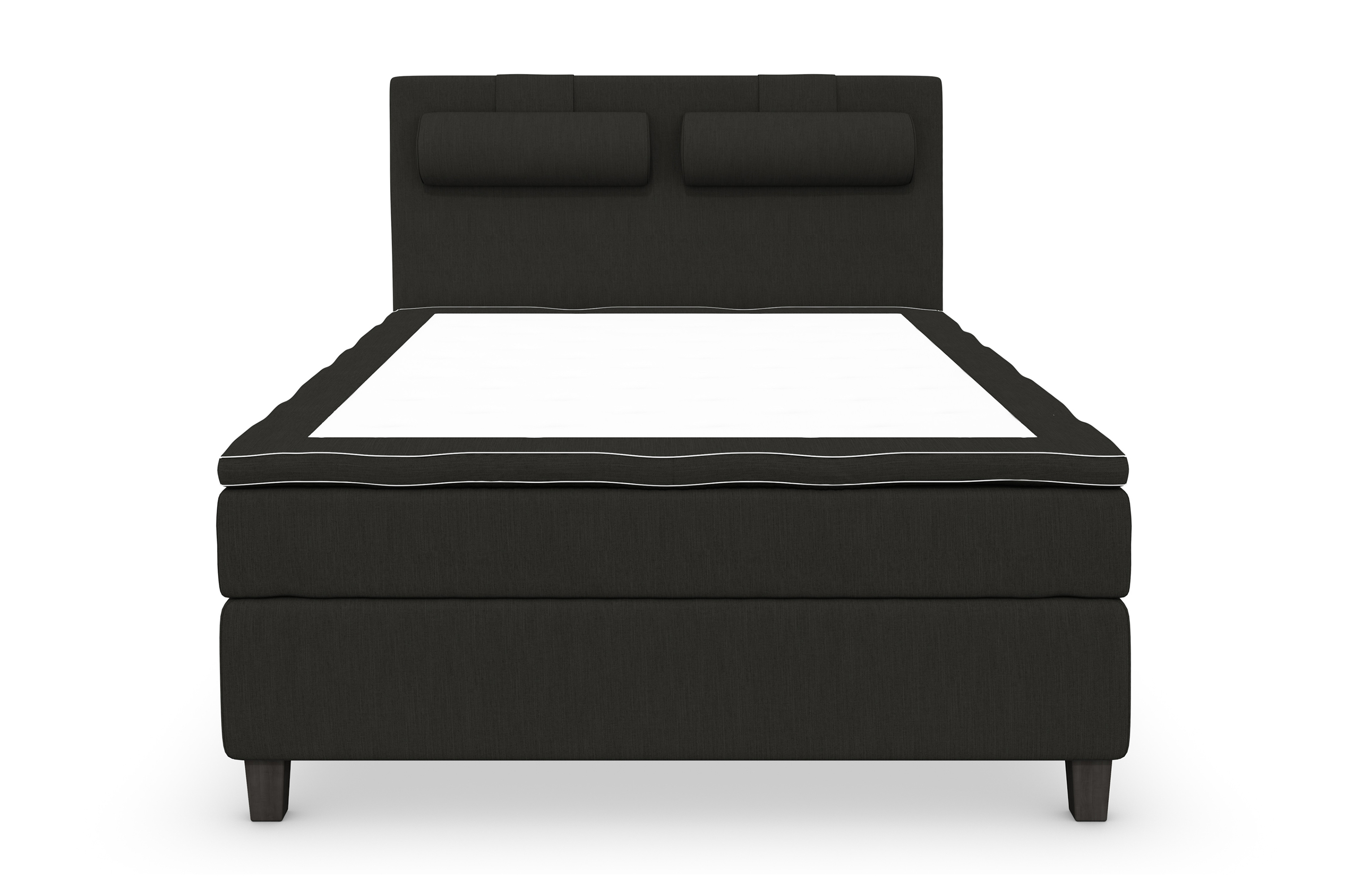 Kontinentalsäng Roma Lyx 140 Svart/Svarta Ben 140x200 cm - Möbler | Chilli