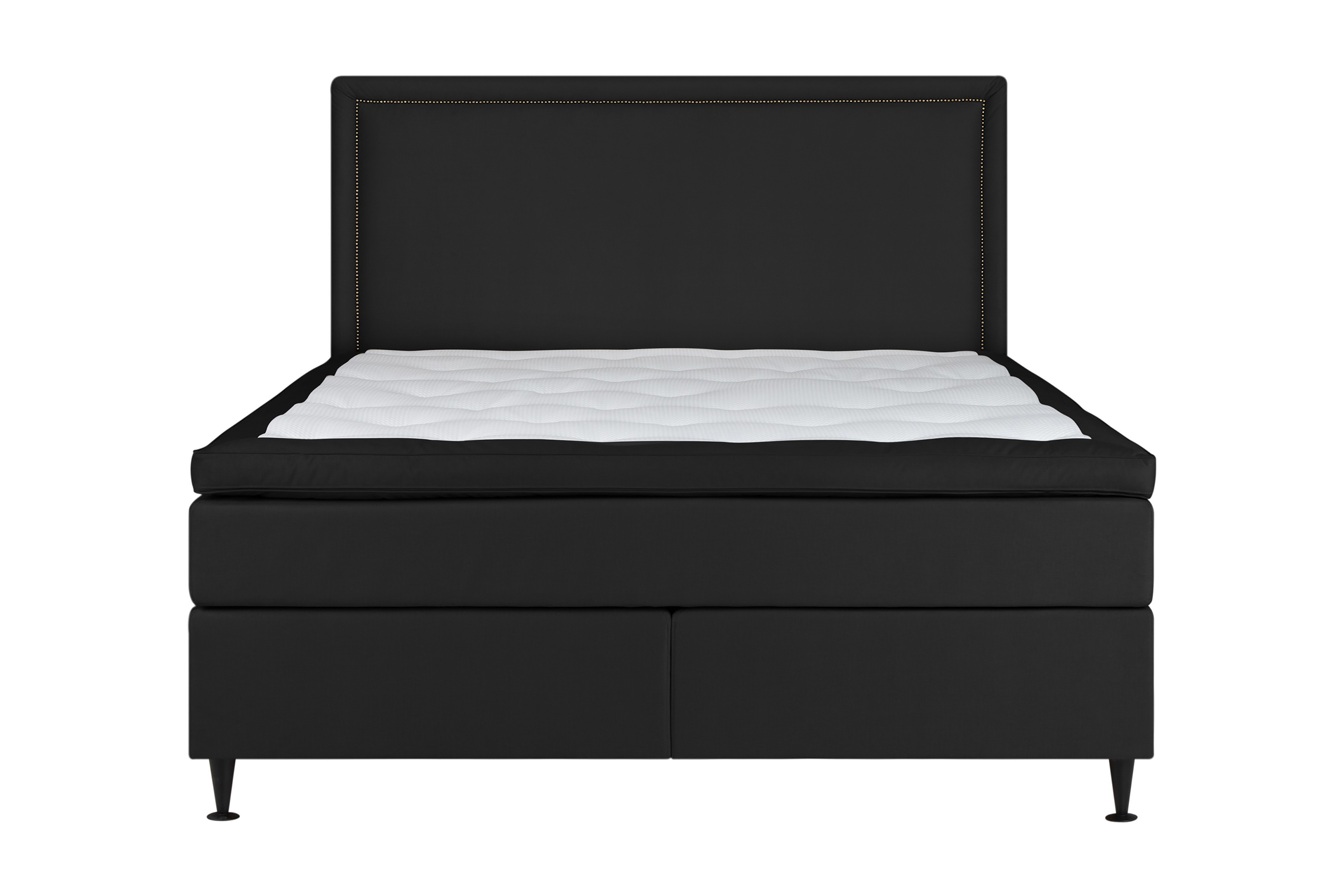 Lysekil Sängpaket Kontinentalsäng 180x200 Fast Mörkgrå - Möbler - Trademax