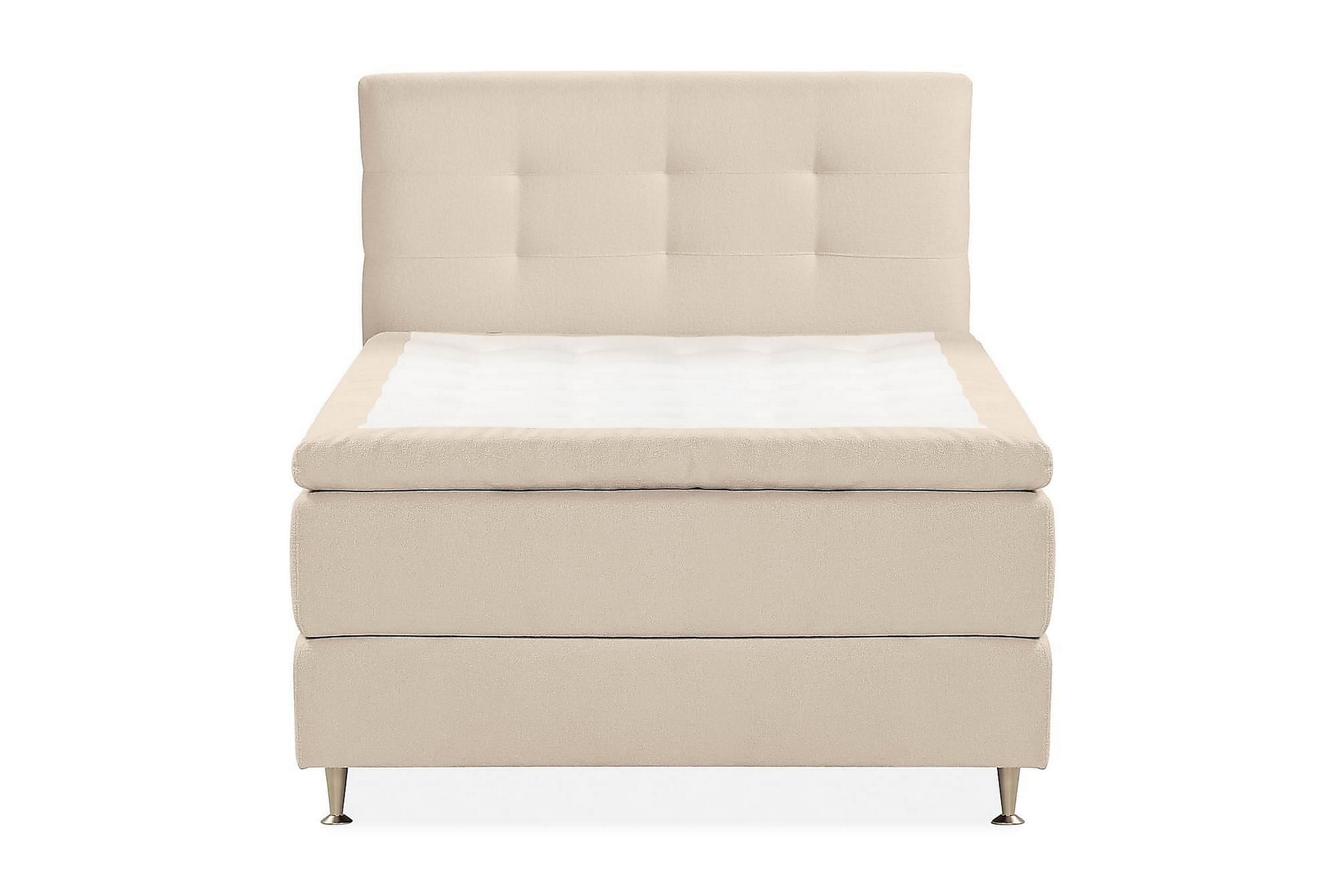 Bedly Oslo Lyx Kontinentalsäng 140x200 cm Beige - Möbler - Trademax