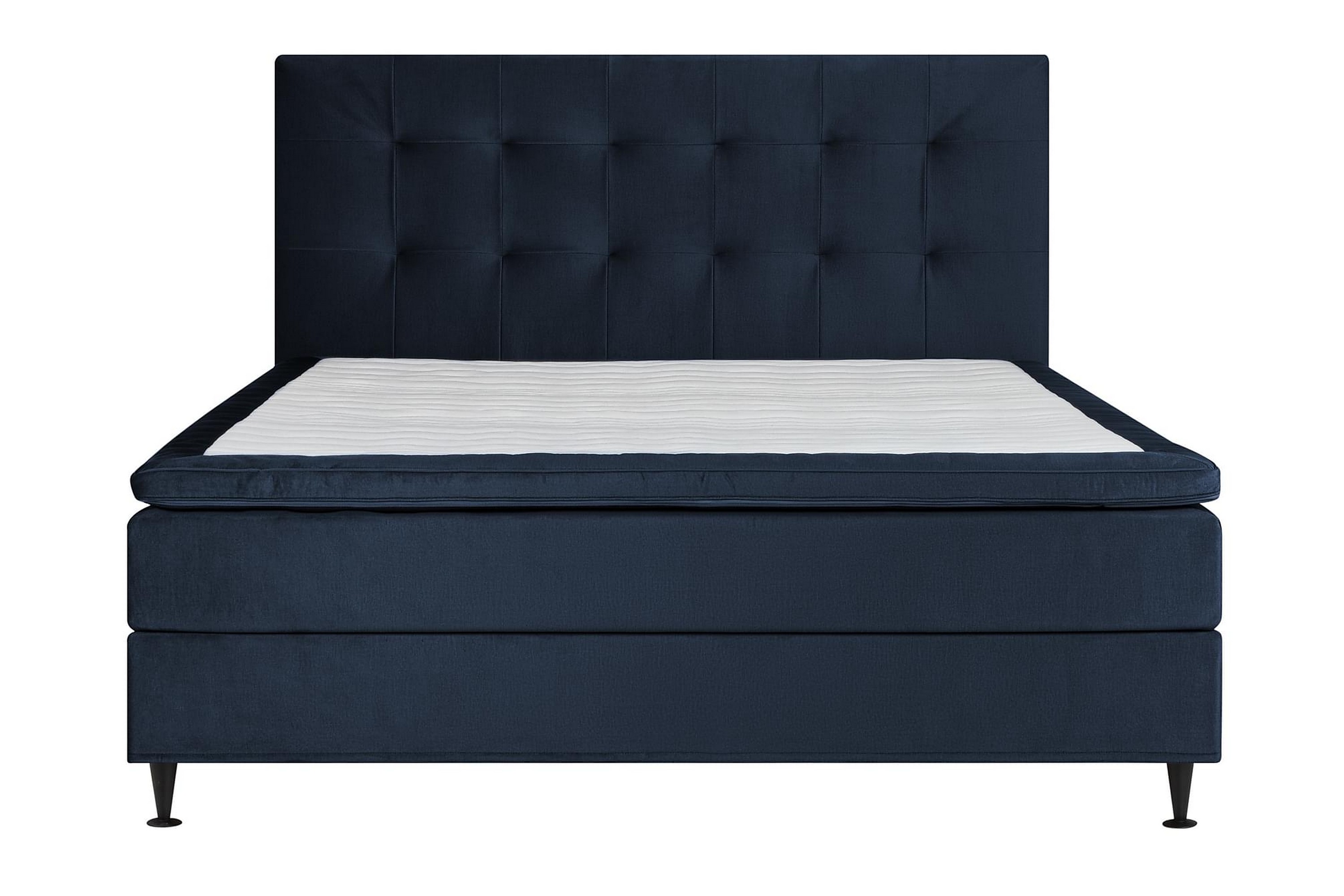 Pigge Extra Sängpaket Kontinentalsäng 160x200 Mörkblå - Möbler | Chilli