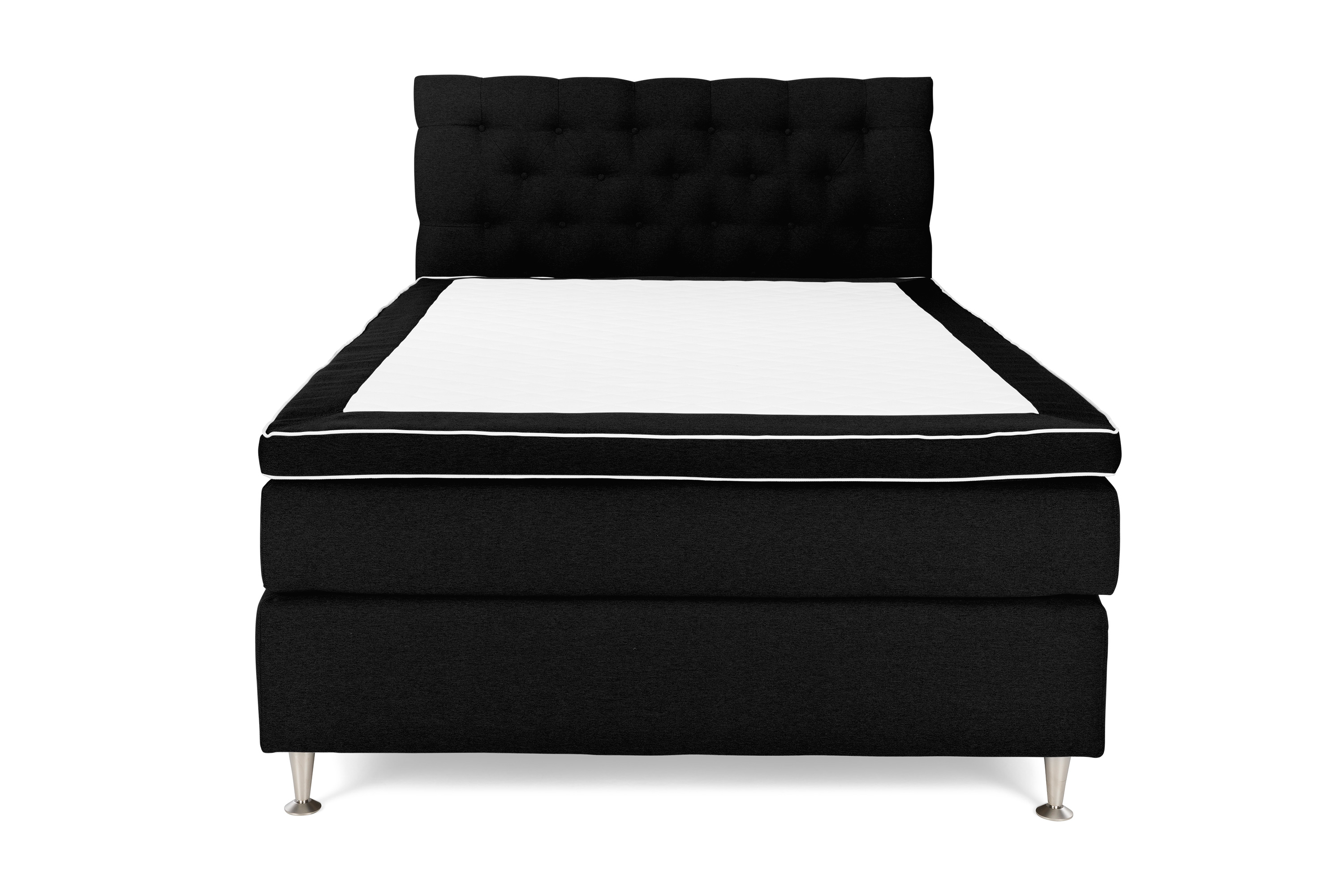 Berg & Strand Royal Sängpaket 140x200 Svart Svart (+Fler val) - Möbler - Trademax