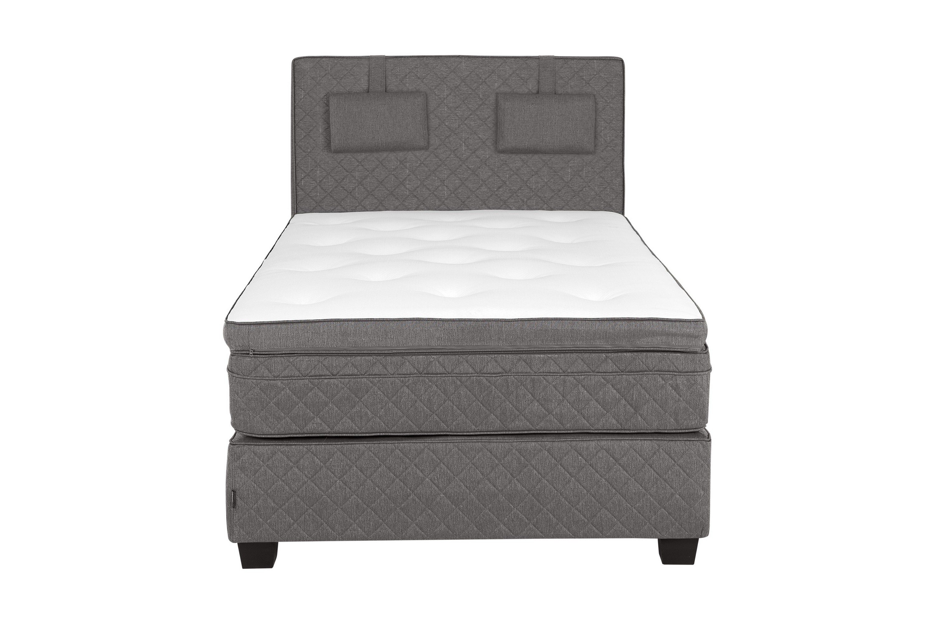 Sundborn Kontinentalsäng 140x200 cm Grå - Möbler - Trademax